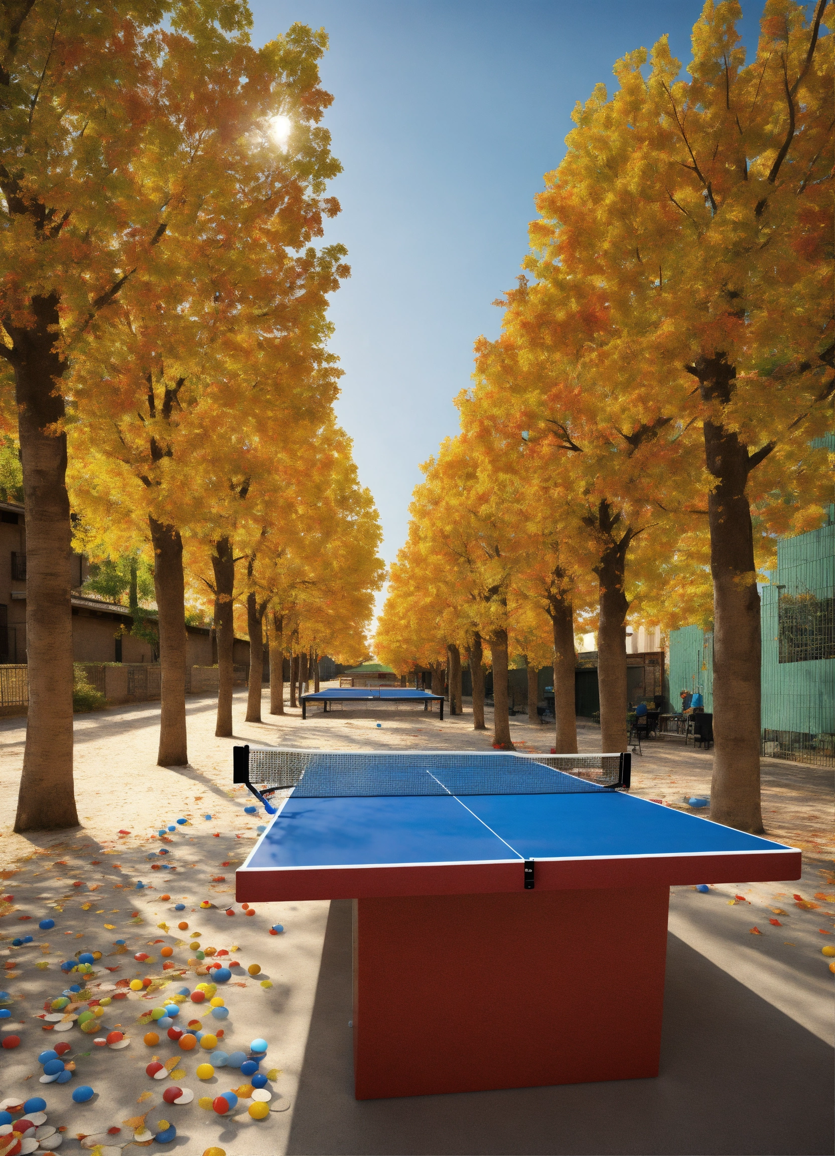 Lexica - Table tennis Outdoor 3D art