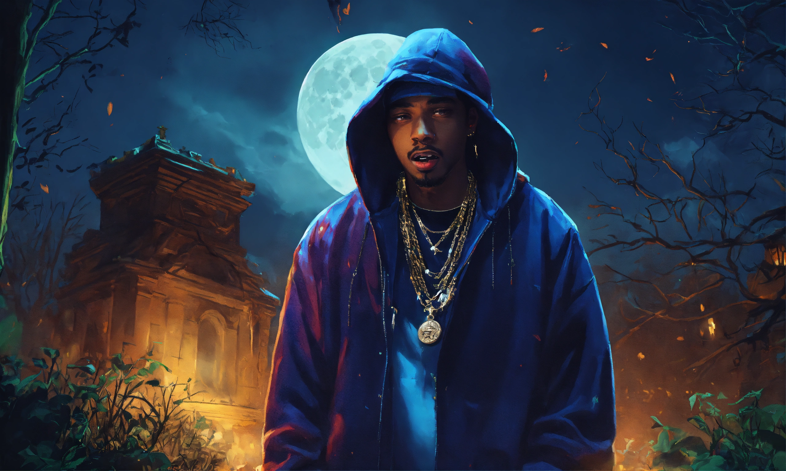 Lexica - A funky rapper is dropping dope rhymes in a haunted graveyard ...