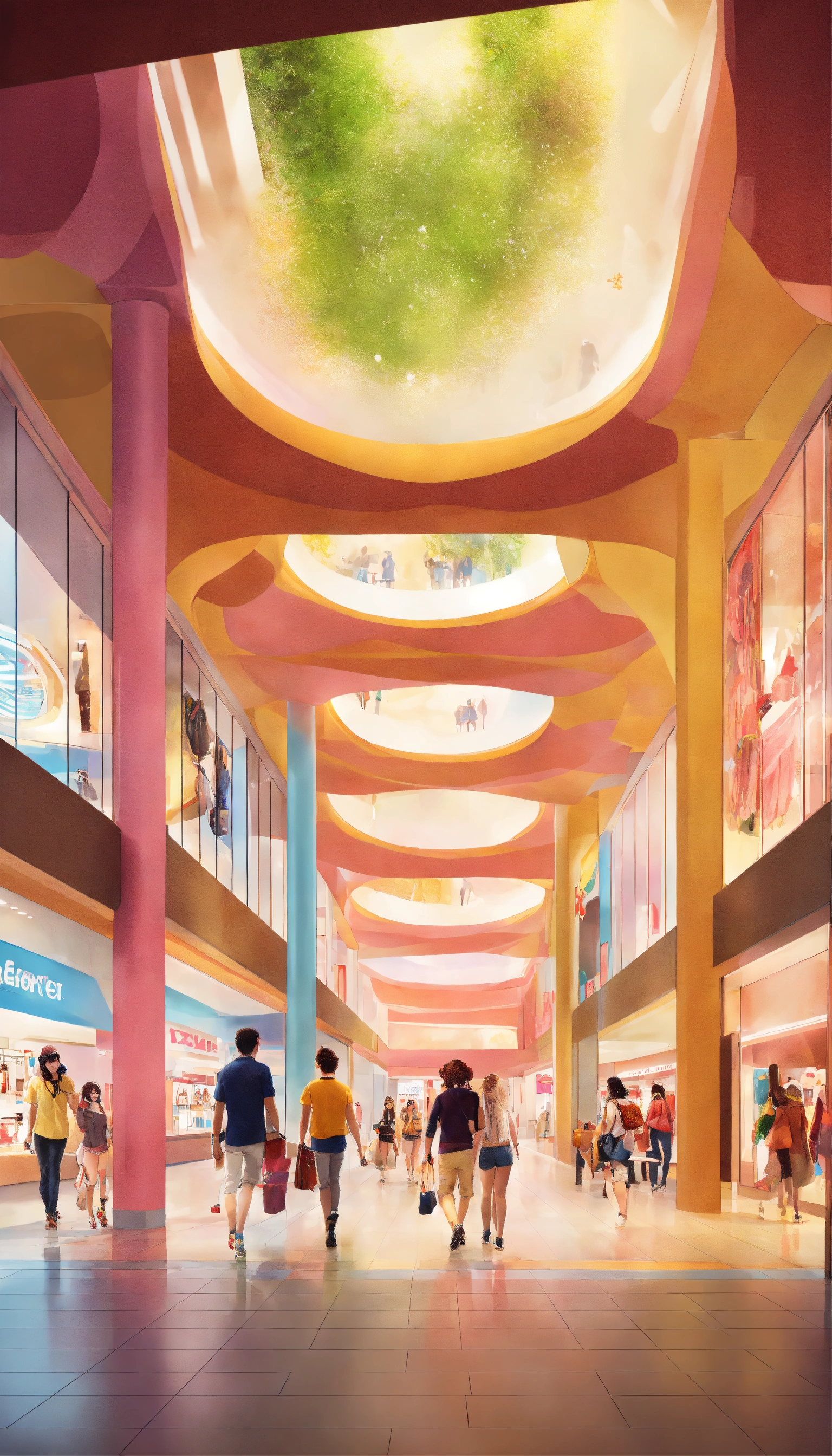 Lexica - A design about the mall experience, where individuals take ...