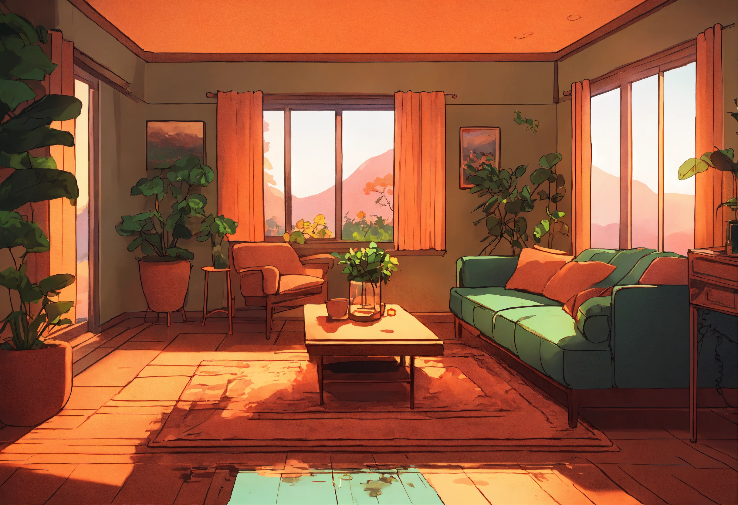 Lexica - "Generate a captivating YouTube thumbnail for a lofi music ...