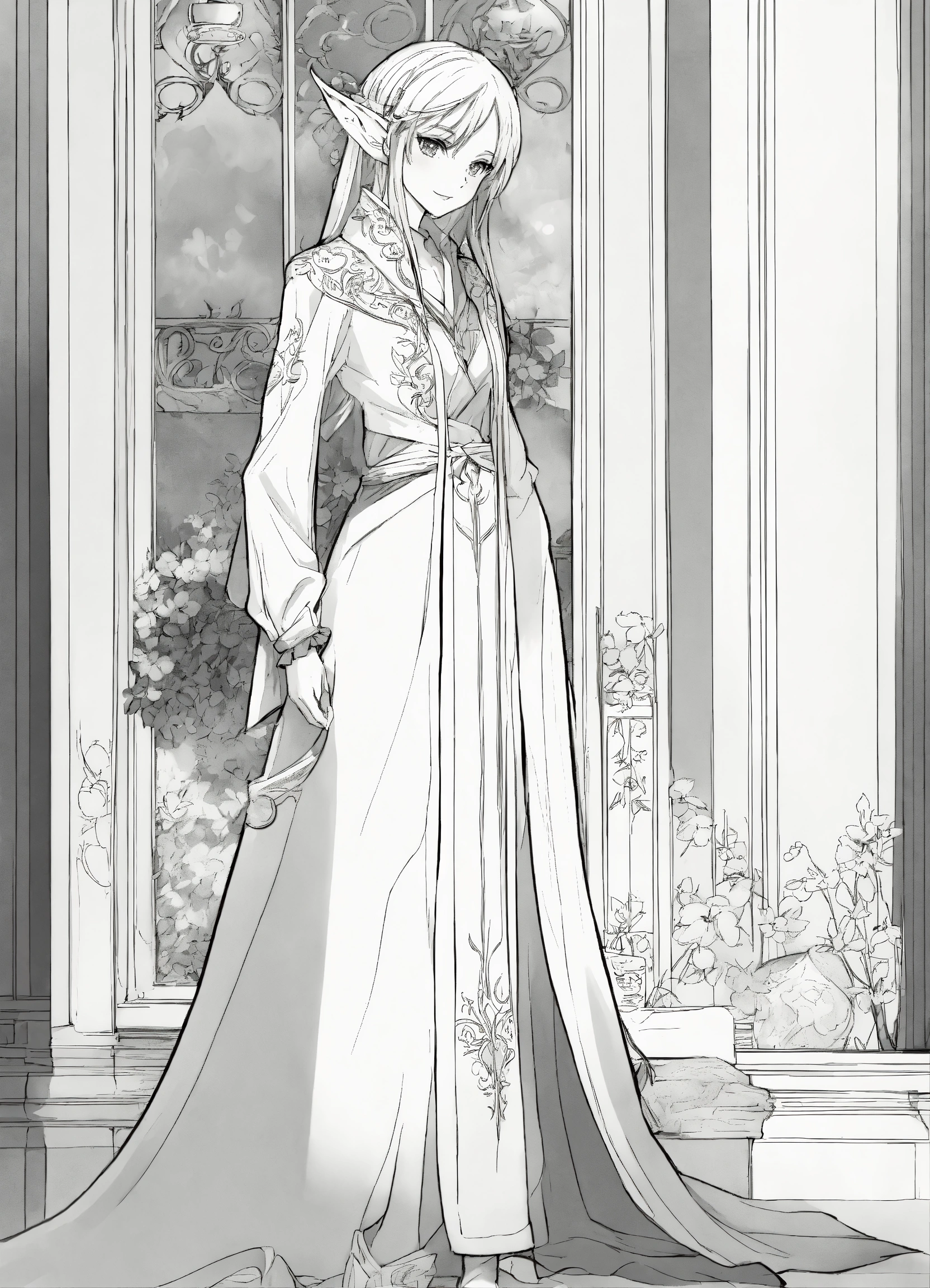 Lexica - Une elfe en style manga