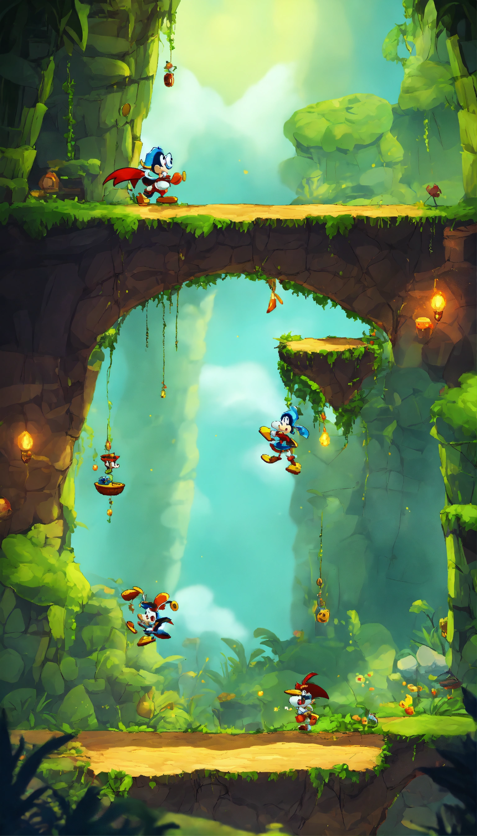 Lexica - Side-scrolling Rayman style platform game