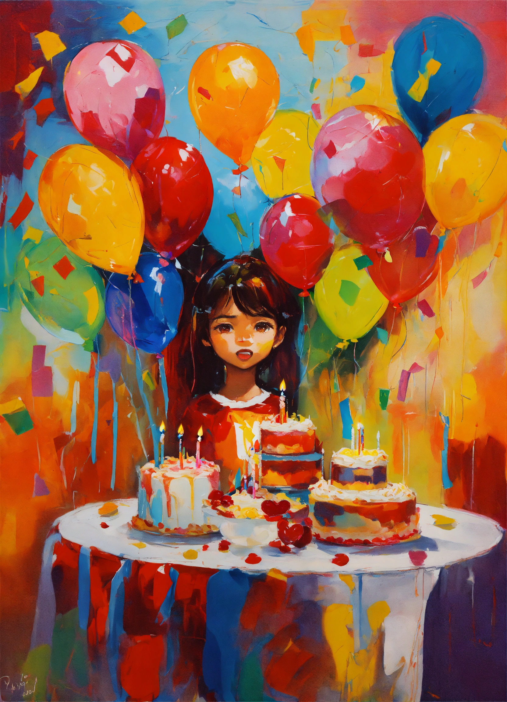 Lexica - Let's Celebrate a Neo-Expressionist Birthday A Burst of ...