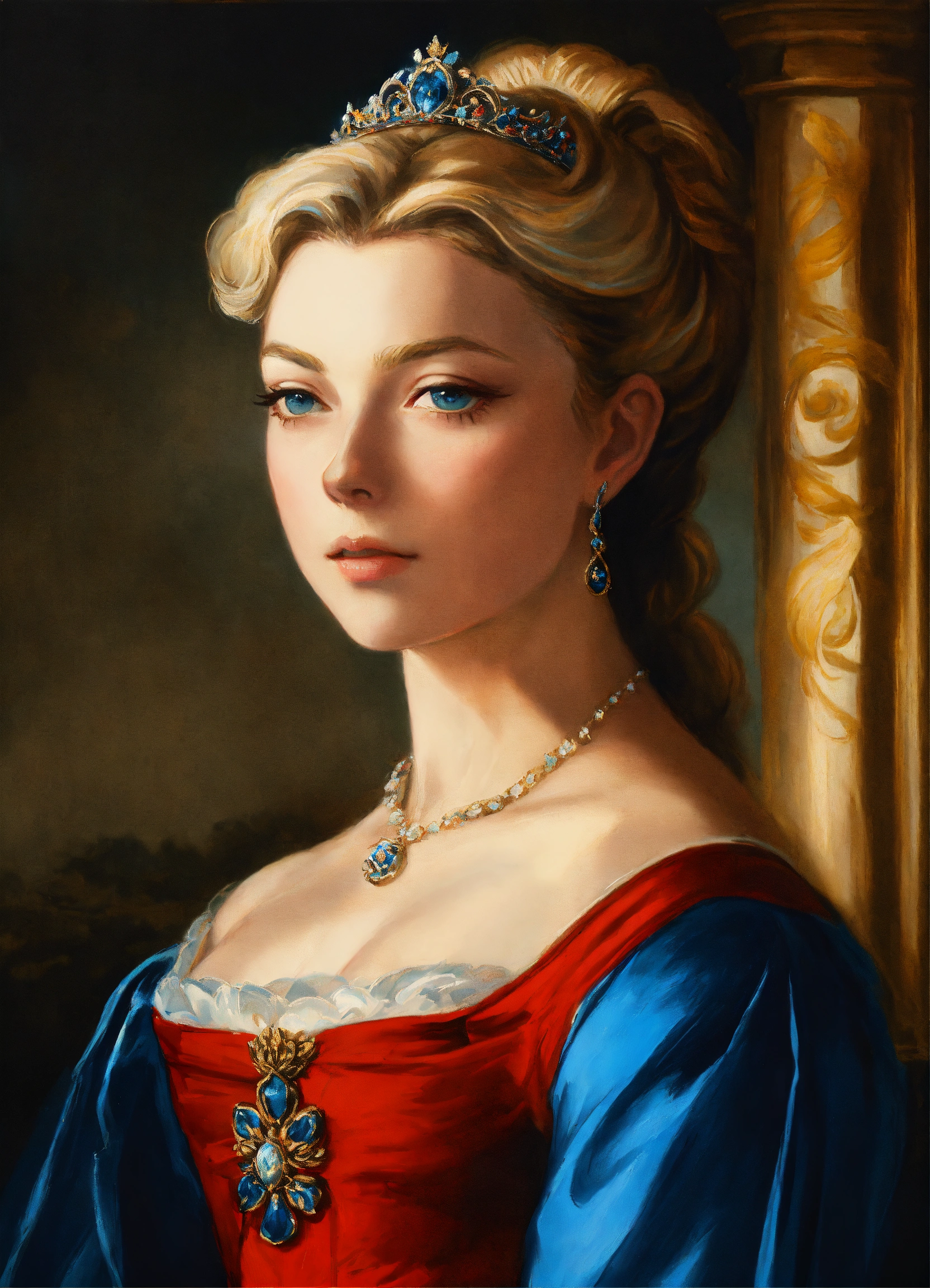Lexica - An 18th century painting of Natalie Dormer as a young European ...