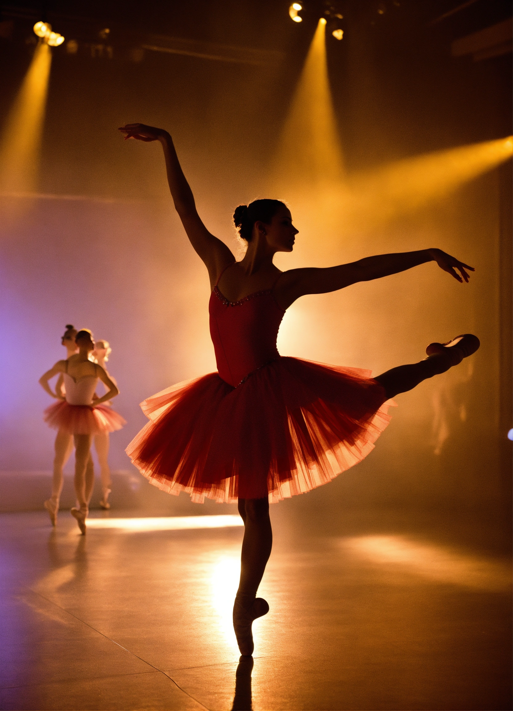 Lexica - Sur une scène éclairée par la lueur du crépuscule, la vie et ...