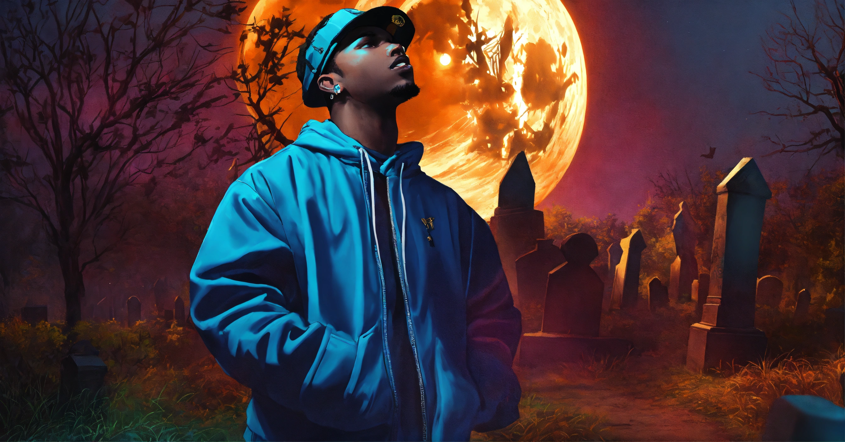 Lexica - A funky rapper is dropping dope rhymes in a haunted graveyard ...