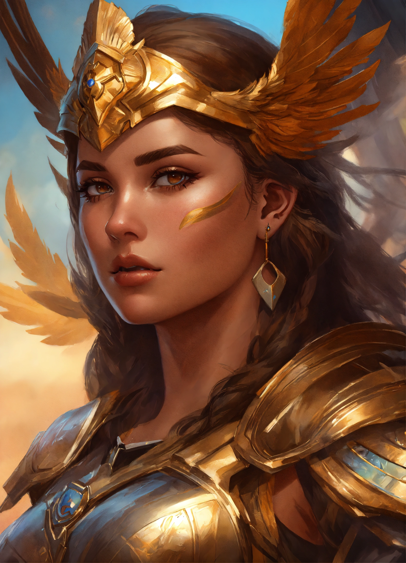 Lexica - Amazon valkyrie athena, d & d, fantasy, portrait, highly ...