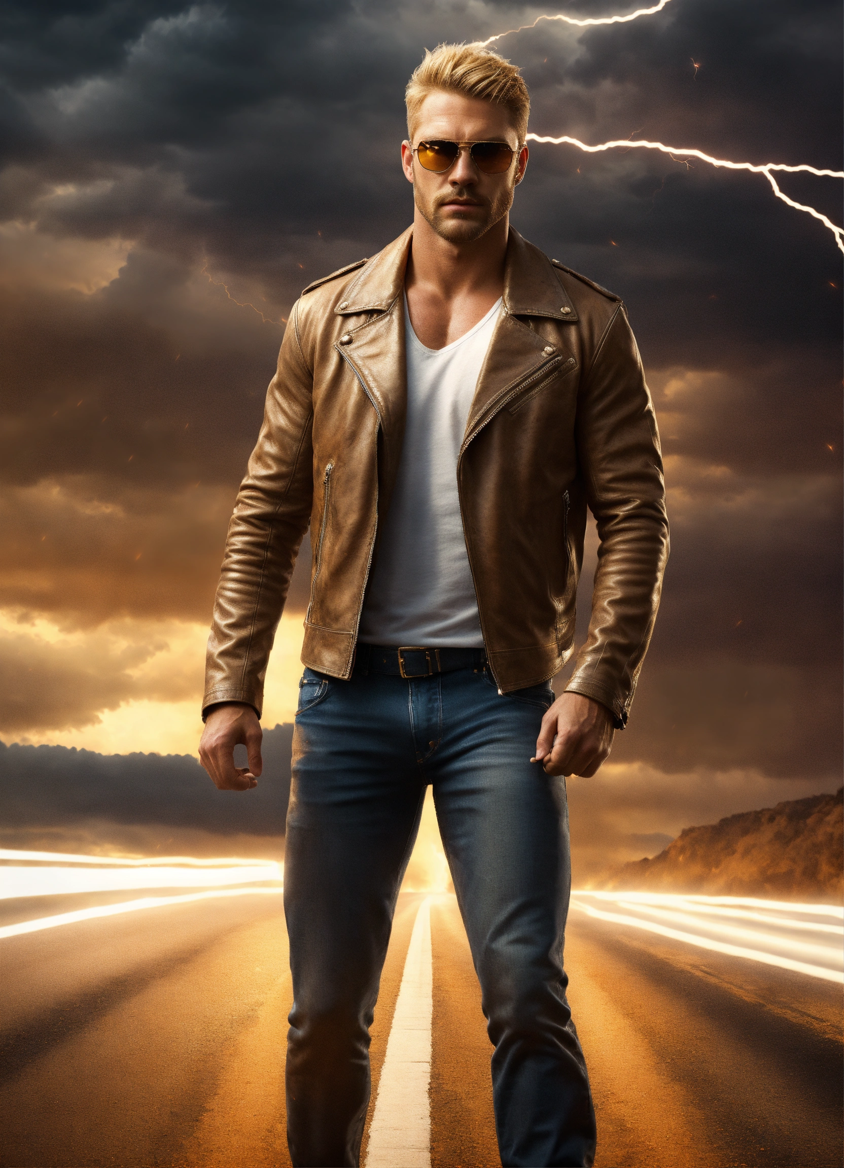 Lexica - Hyperrealistic full handsome strong muscular white god with ...