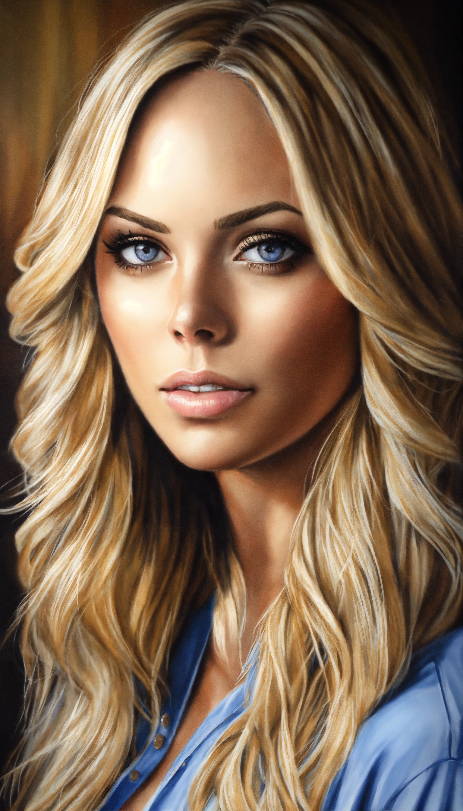 Lexica - Realistic detailed portrait Laura Vandervoort