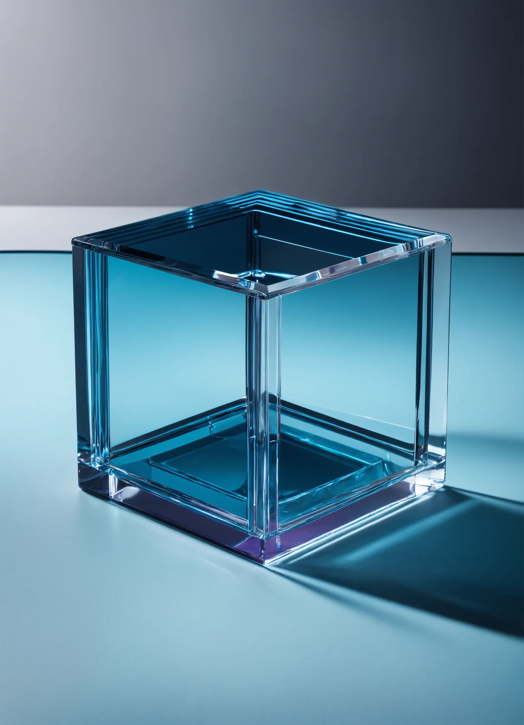 Lexica - Cube, 4k, Object inside, clear glass, studio photography ...