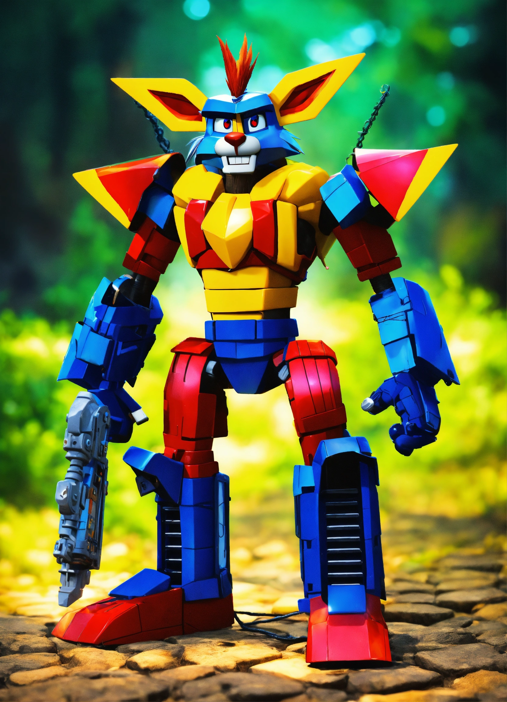 Lexica - Crash Bandicoot as a transformer
