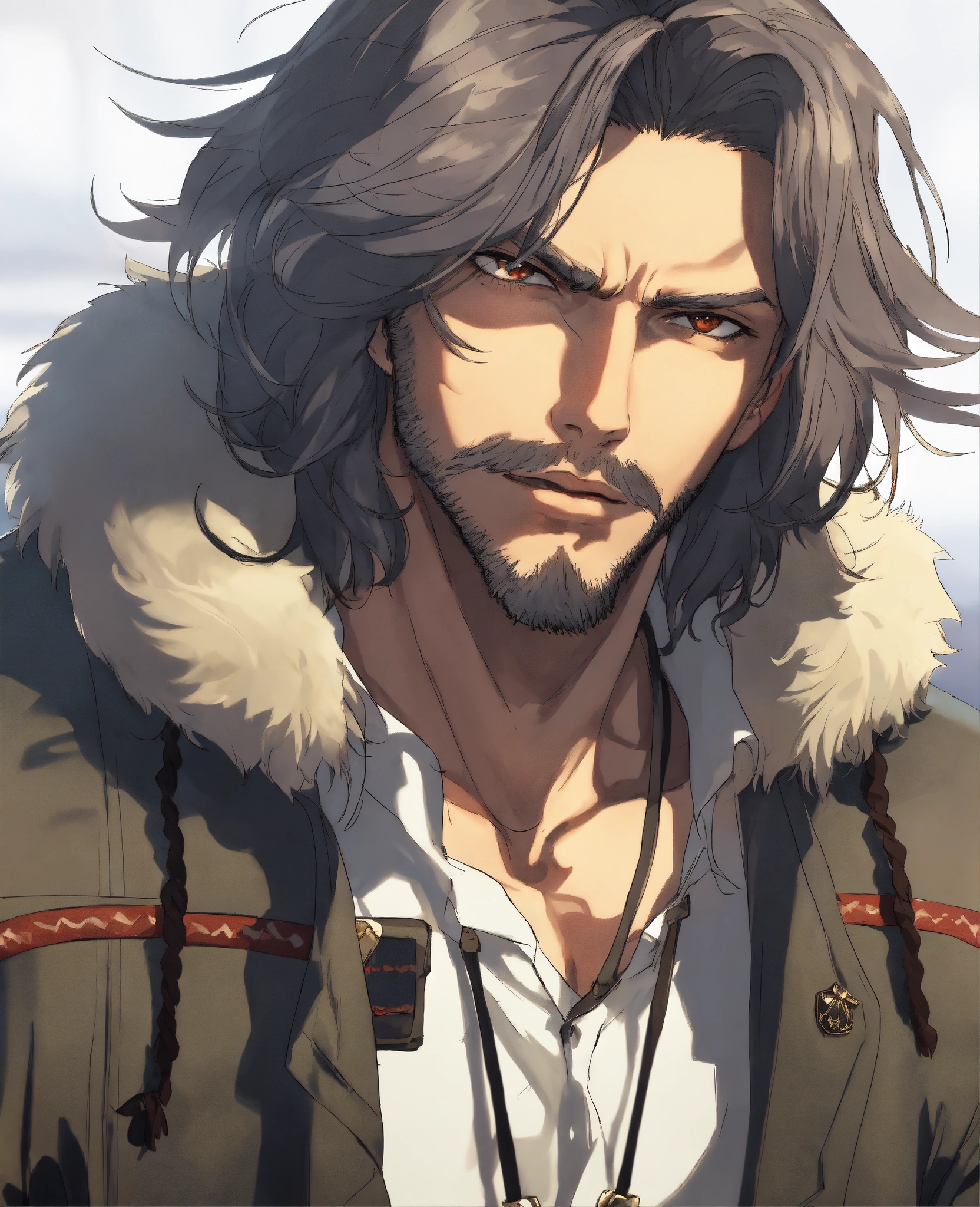 Lexica - Handsome male, cowboys, portrait, wolfish features, dark ...