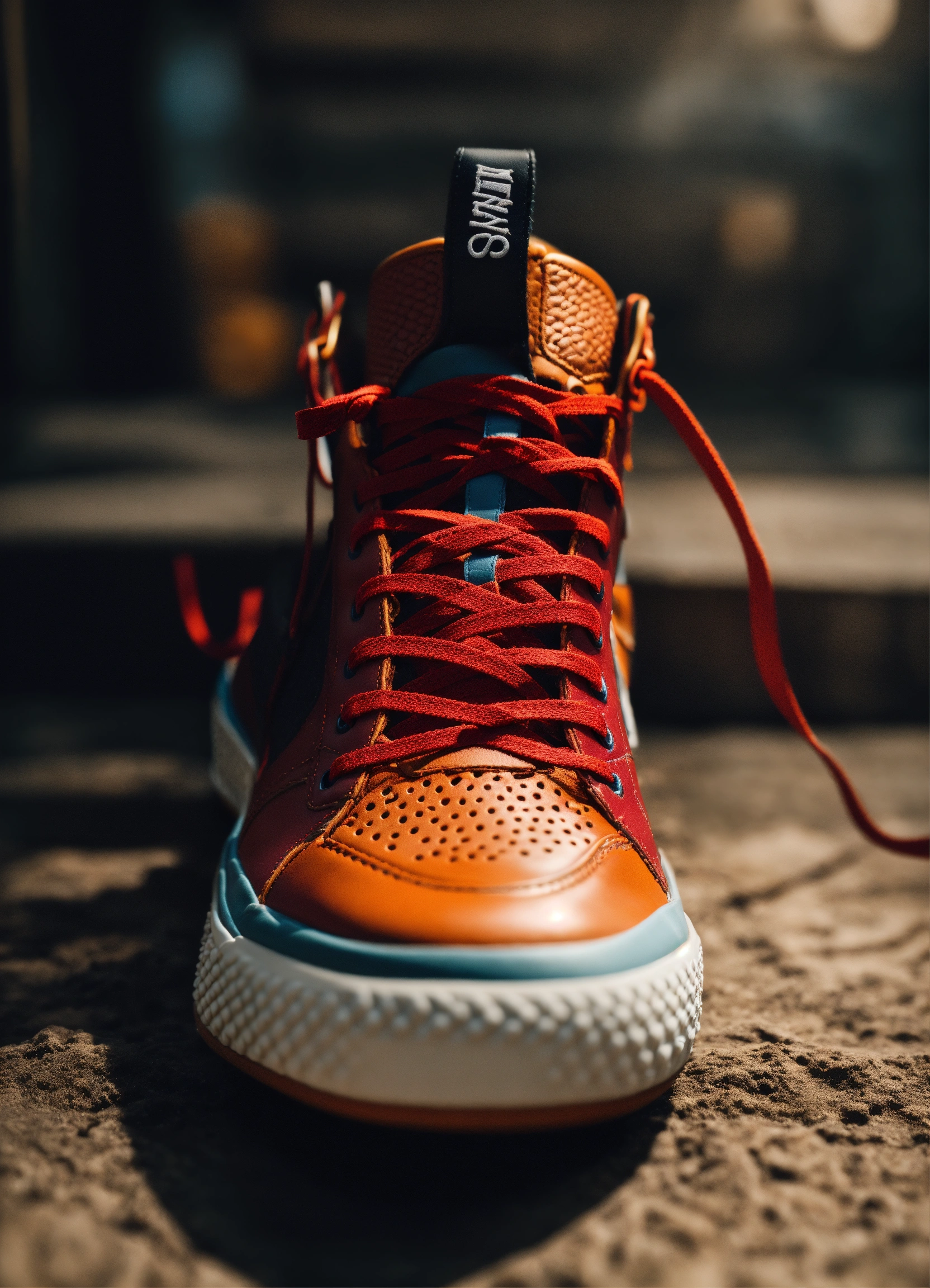 Lexica - Photography of Uppercase shoes, dynamic sporty and aggressive ...
