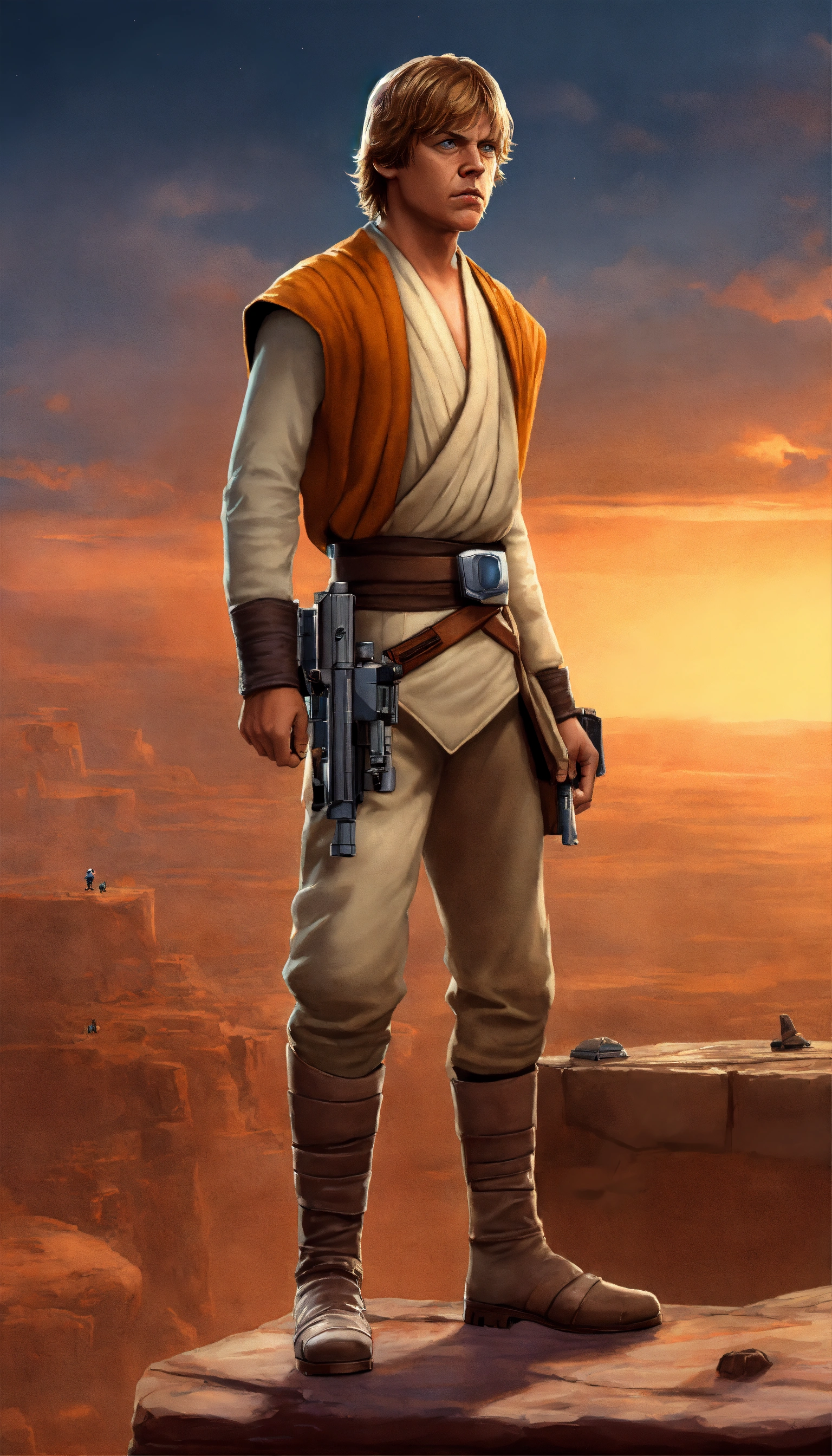 Lexica - 2D realistic platform game featuring Luke Skywalker.