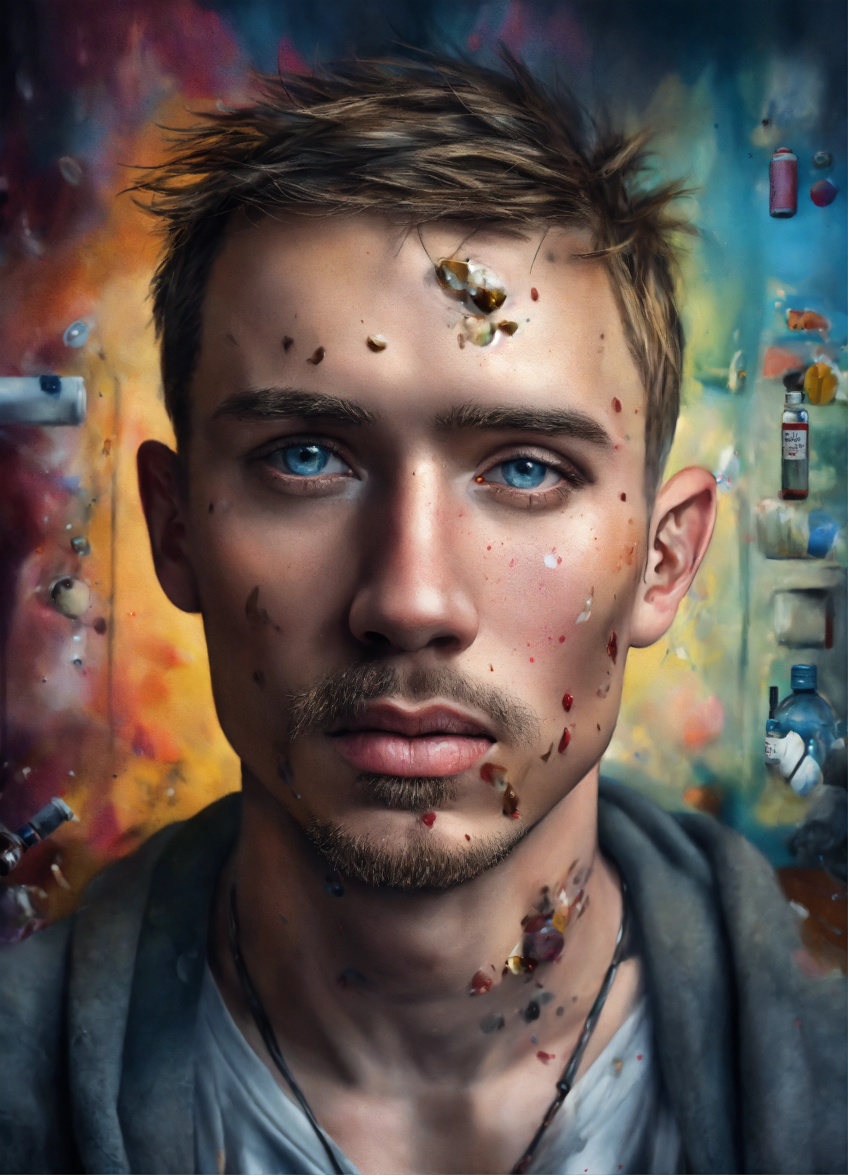Lexica - Drug addict Olaf portrait, front face ,photorealistic, mess ...