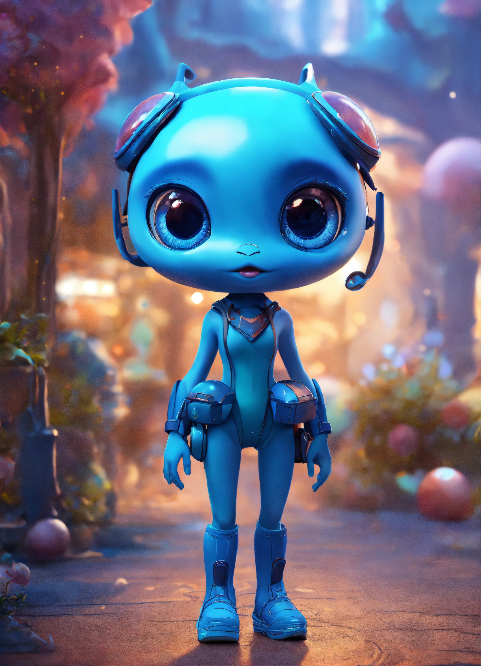Lexica - Cute and adorable cartoon alien, fantasy, dreamlike ...