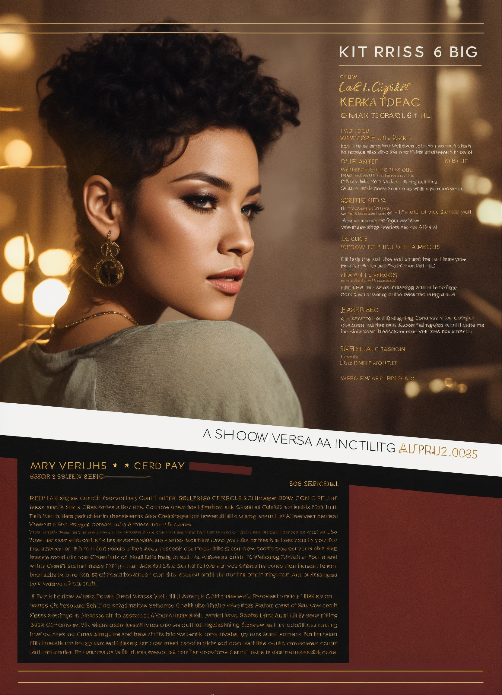 Lexica - Design me a unique never before seen press kit with 6 pages ...