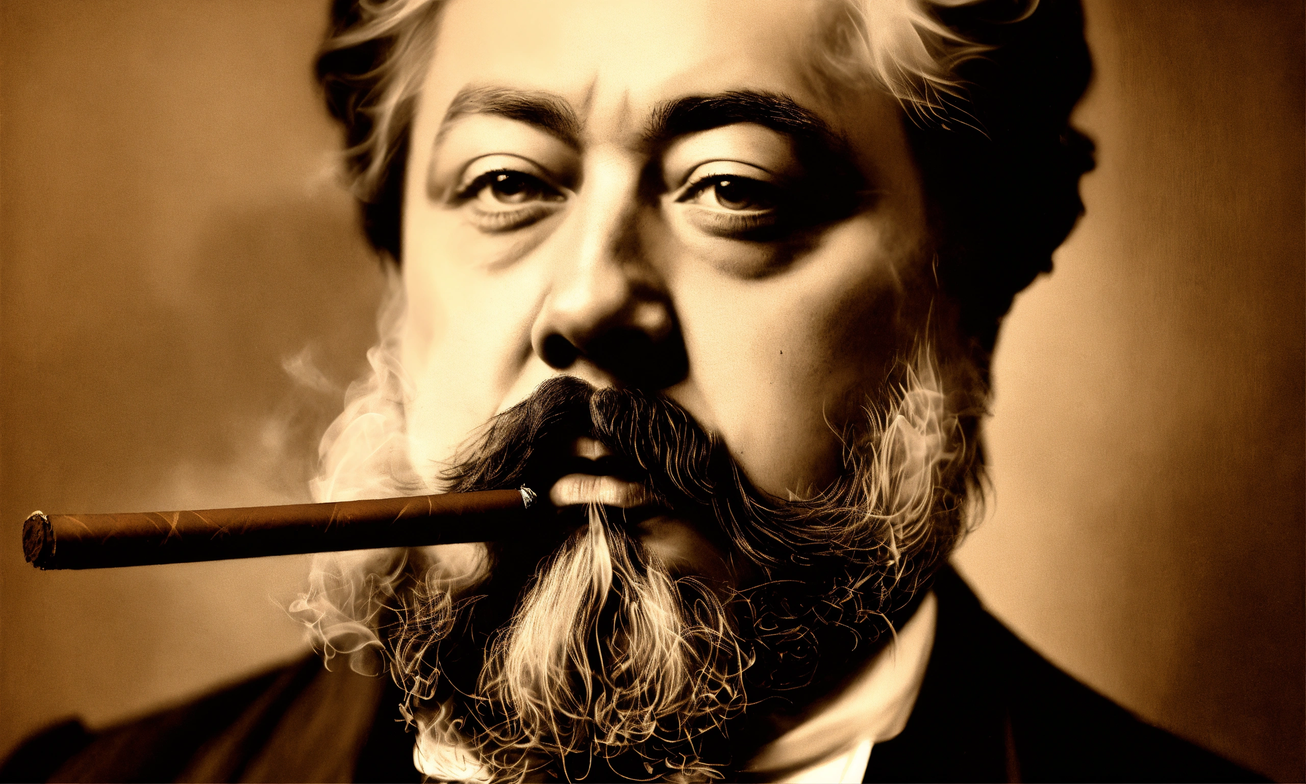 Lexica - Charles Spurgeon, Charcoal Drawing. Headshot. He's depicted as ...