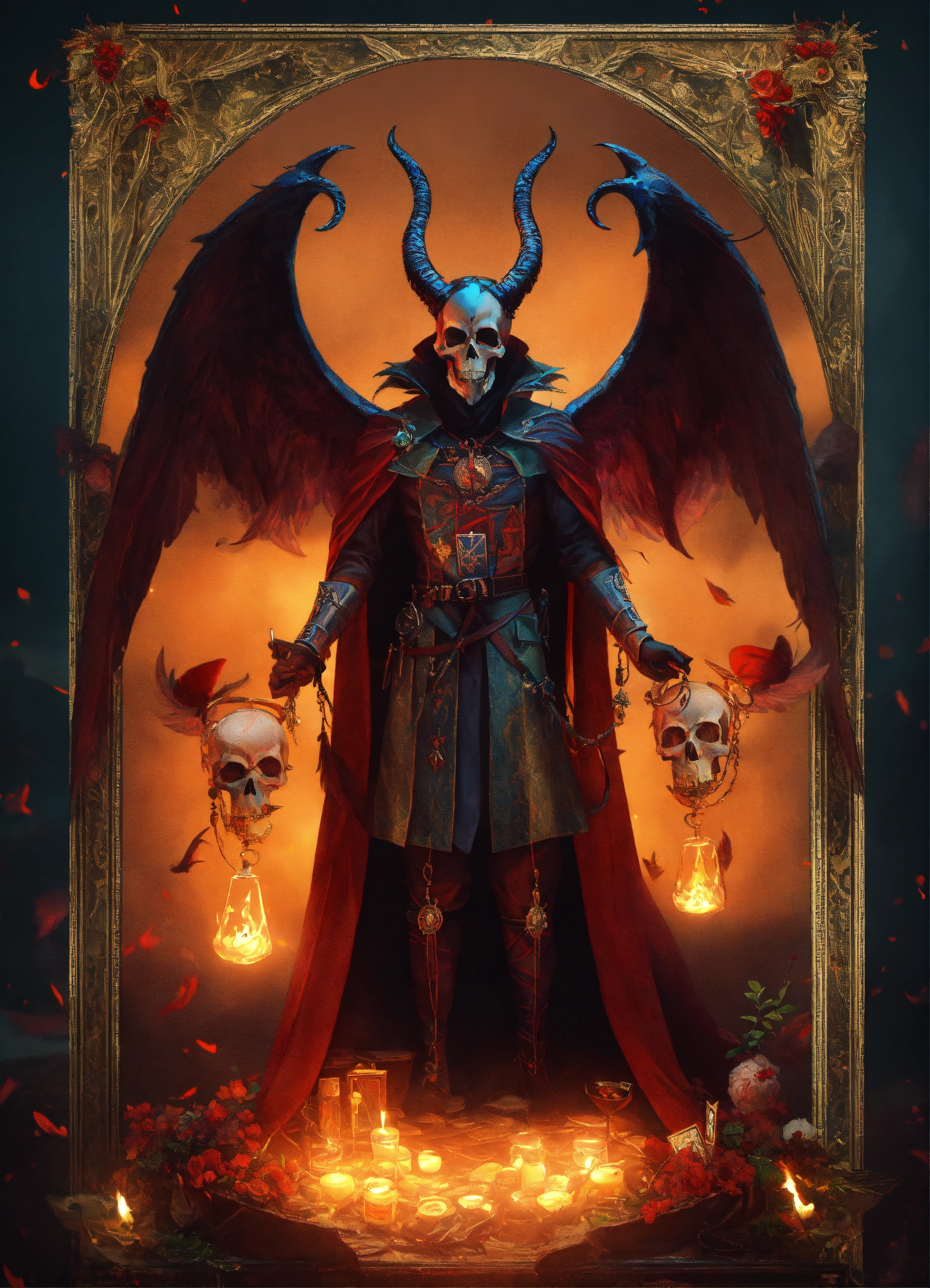 Lexica - Male mephistofeles, death, wings, arcane, devil, demon, fausto ...