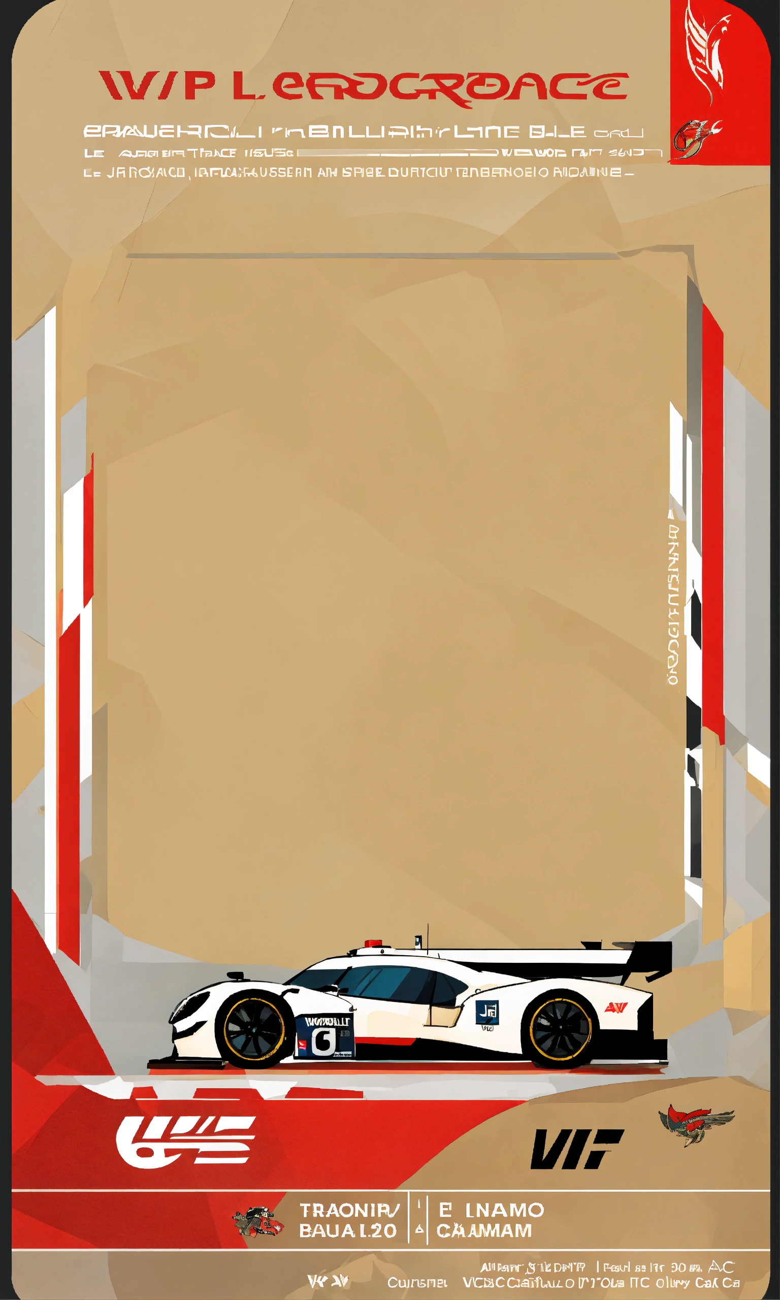 Lexica - WEC World endurance championship card VIP ID pass background ...