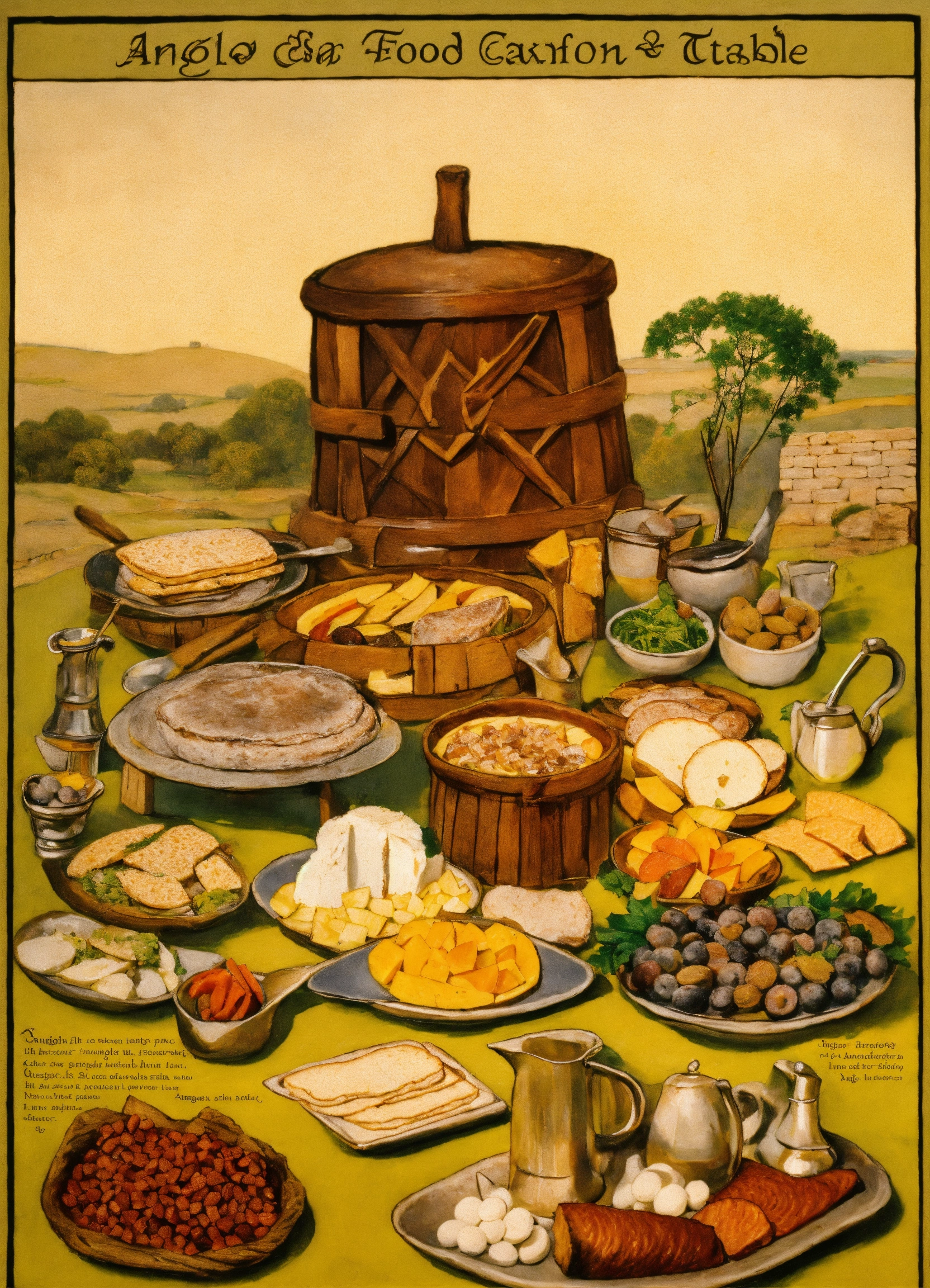 Lexica - Anglo saxon food table