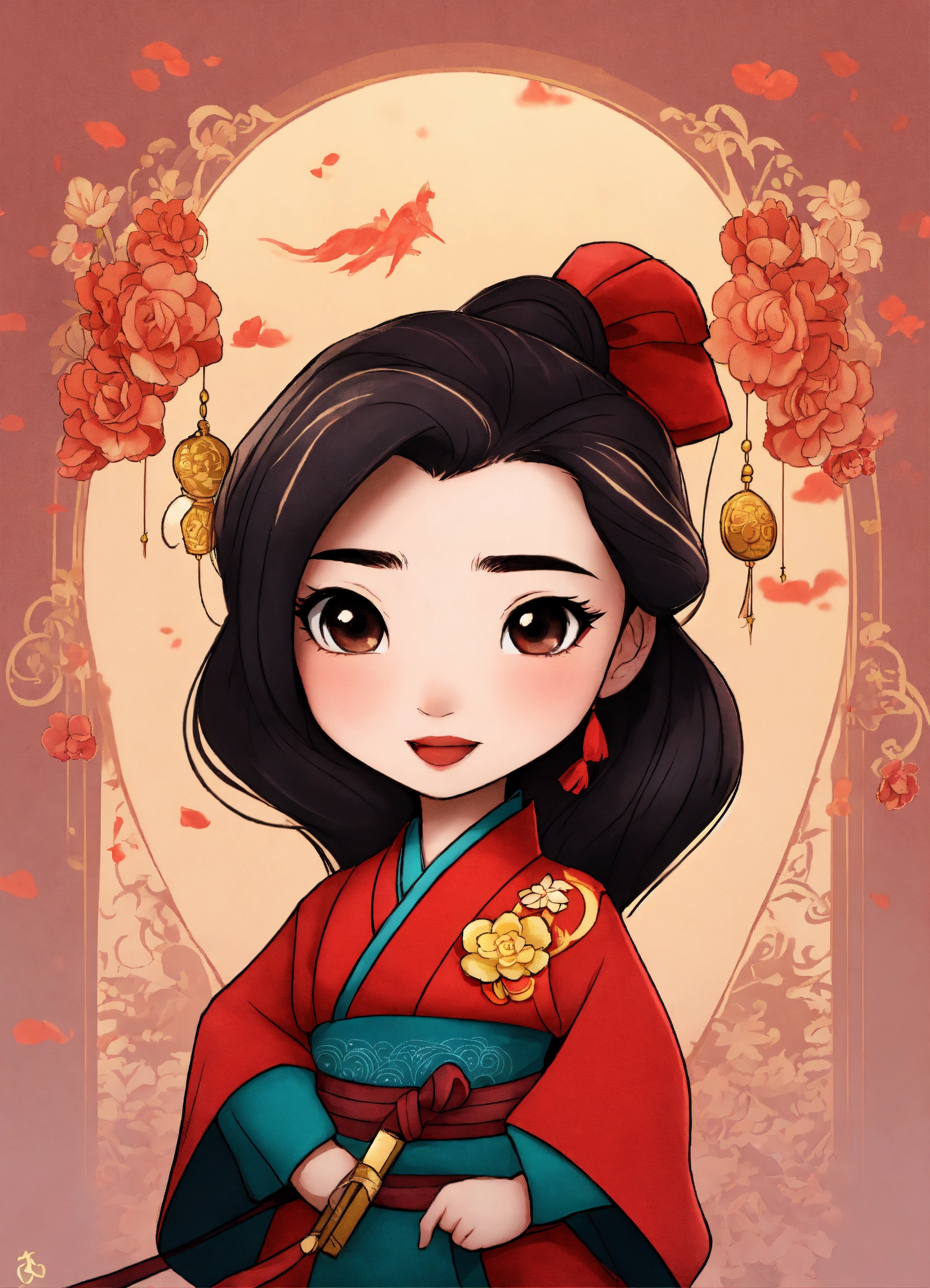 Lexica - Disney Mulan in chibi style