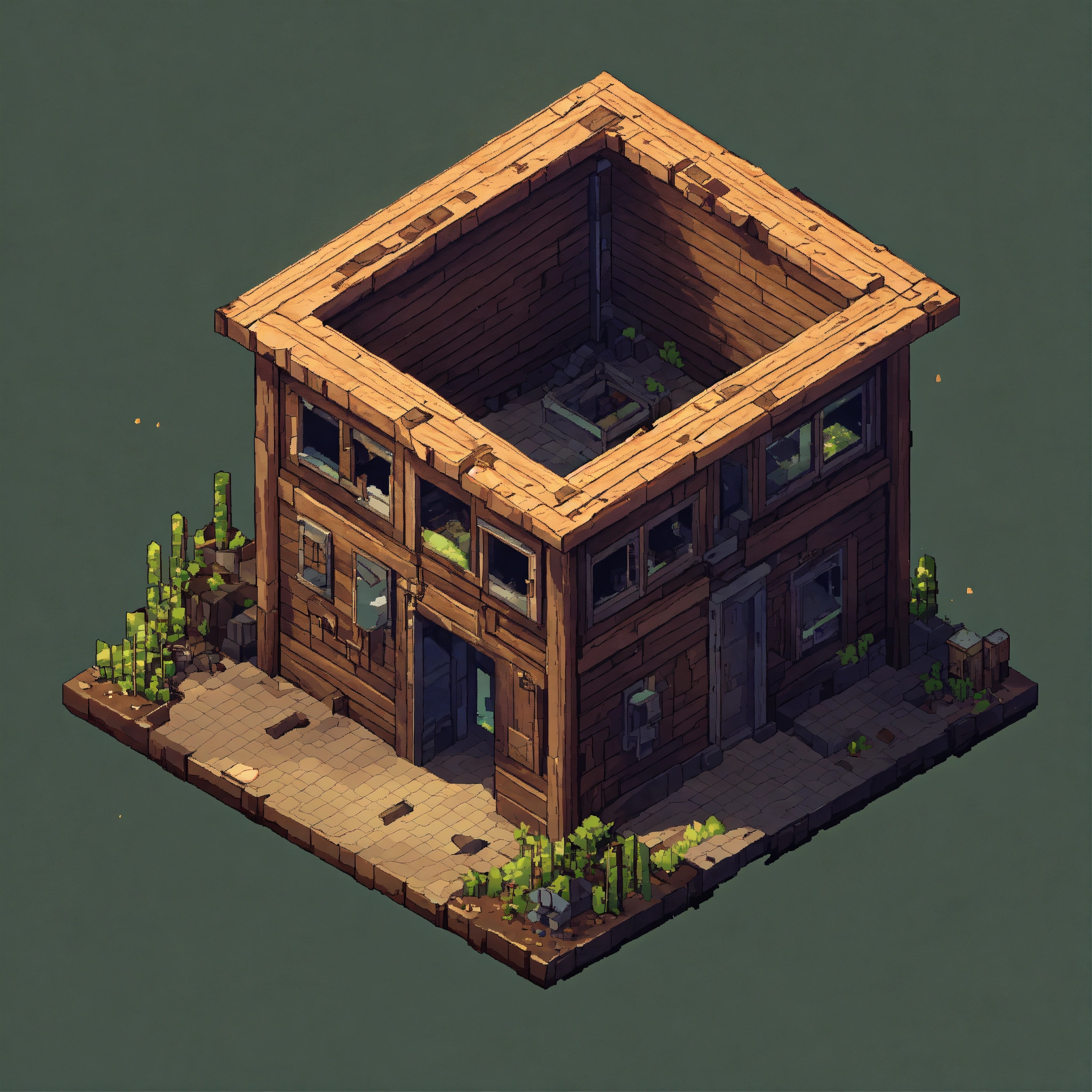 Lexica - Short, Plain, Level one crumbling post-apocalyptic single ...