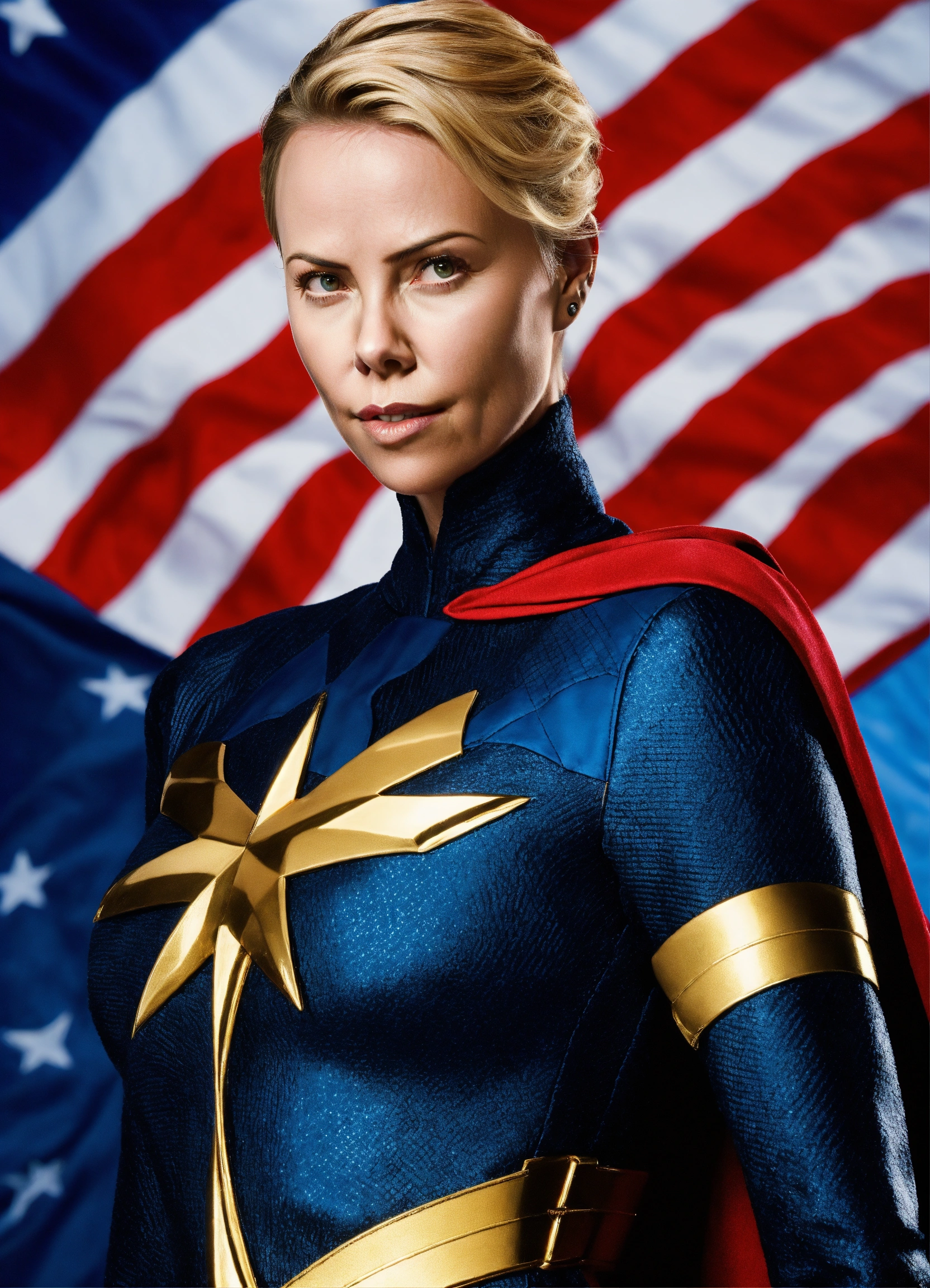 Lexica - Charlize Theron in the role of Homelander from the boys. She ...