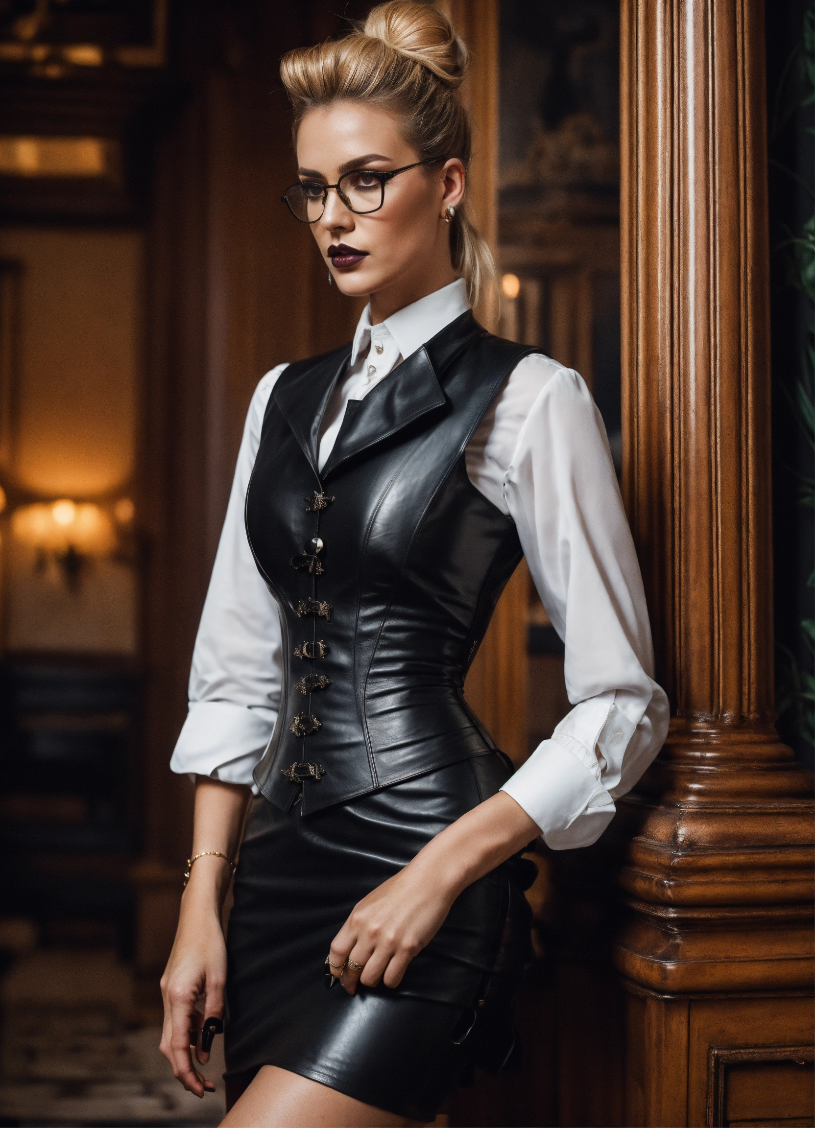 Lexica - Stunning strict arrogant looking french seductress woman ...