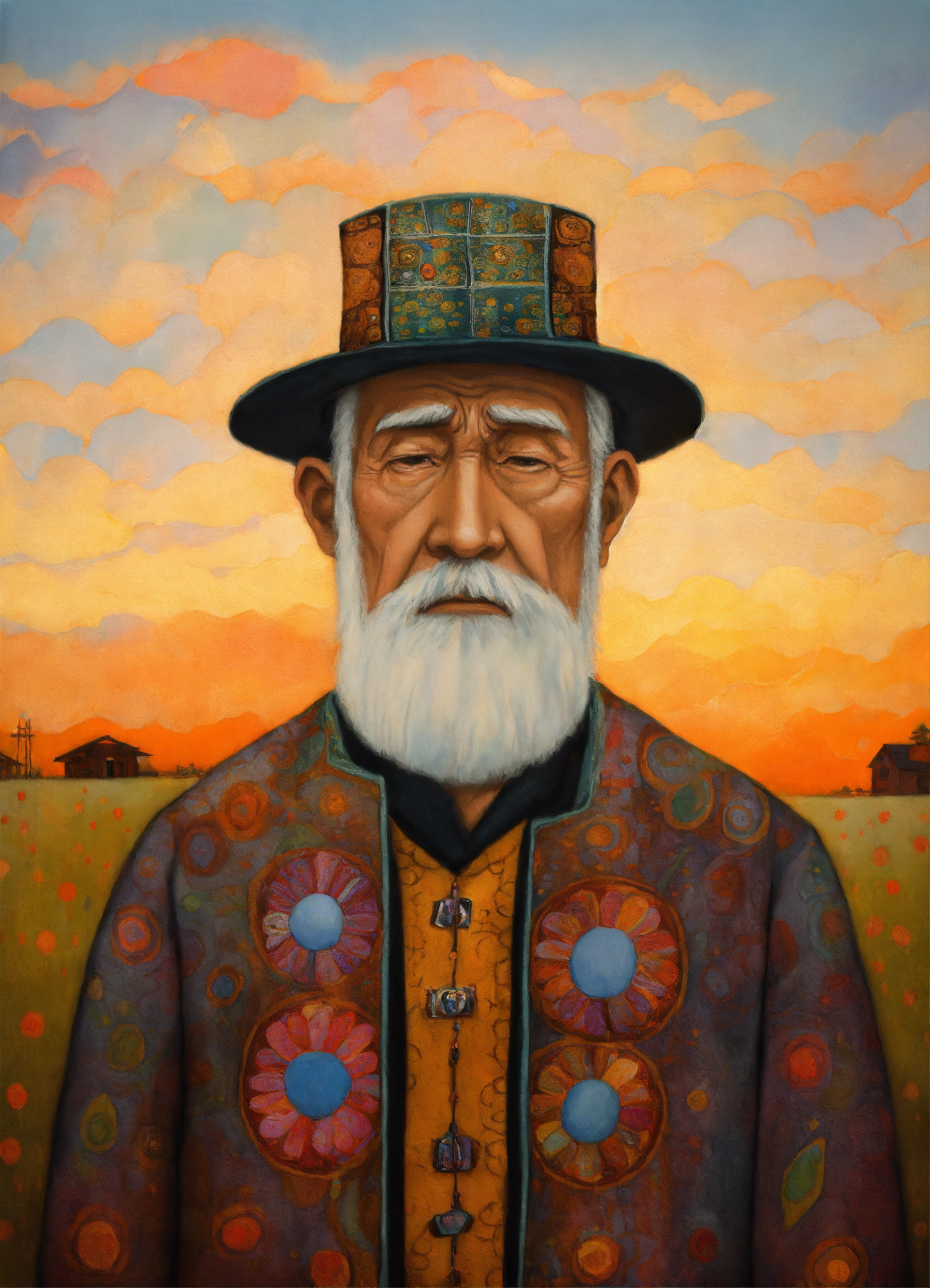 Lexica - Amazing grumpy old man wearing grumpy old man costume in the ...