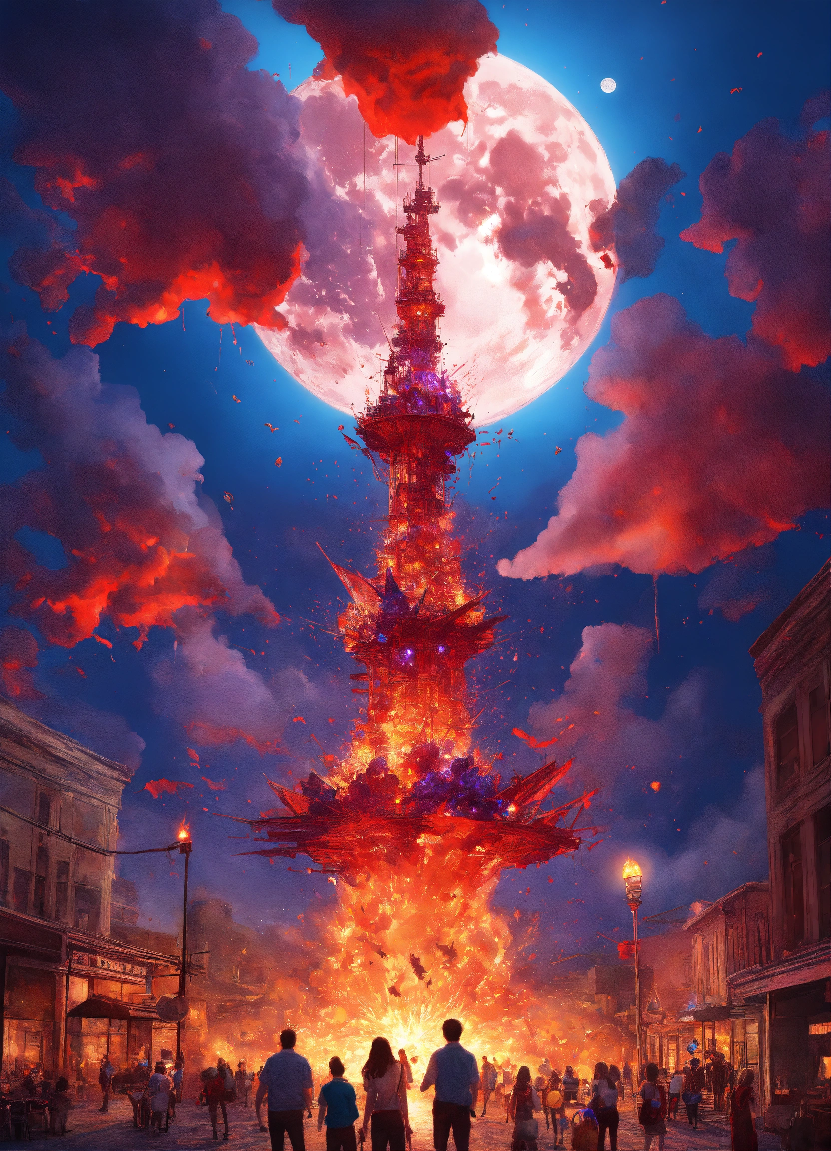 Lexica - ALL GLASSBLOWING superrealism STYLE BIG HIGH TOWER in the ...