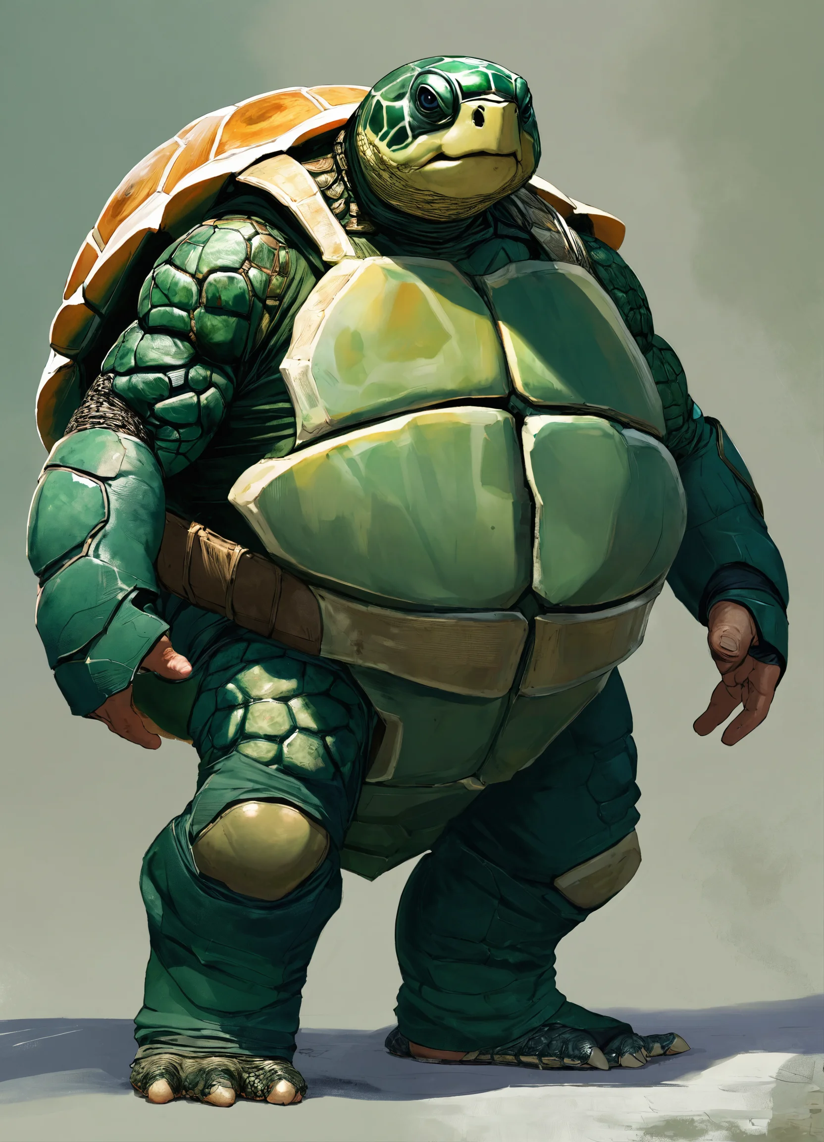 Lexica - A super hero named Shell Shock. He is a slightly overweight ...