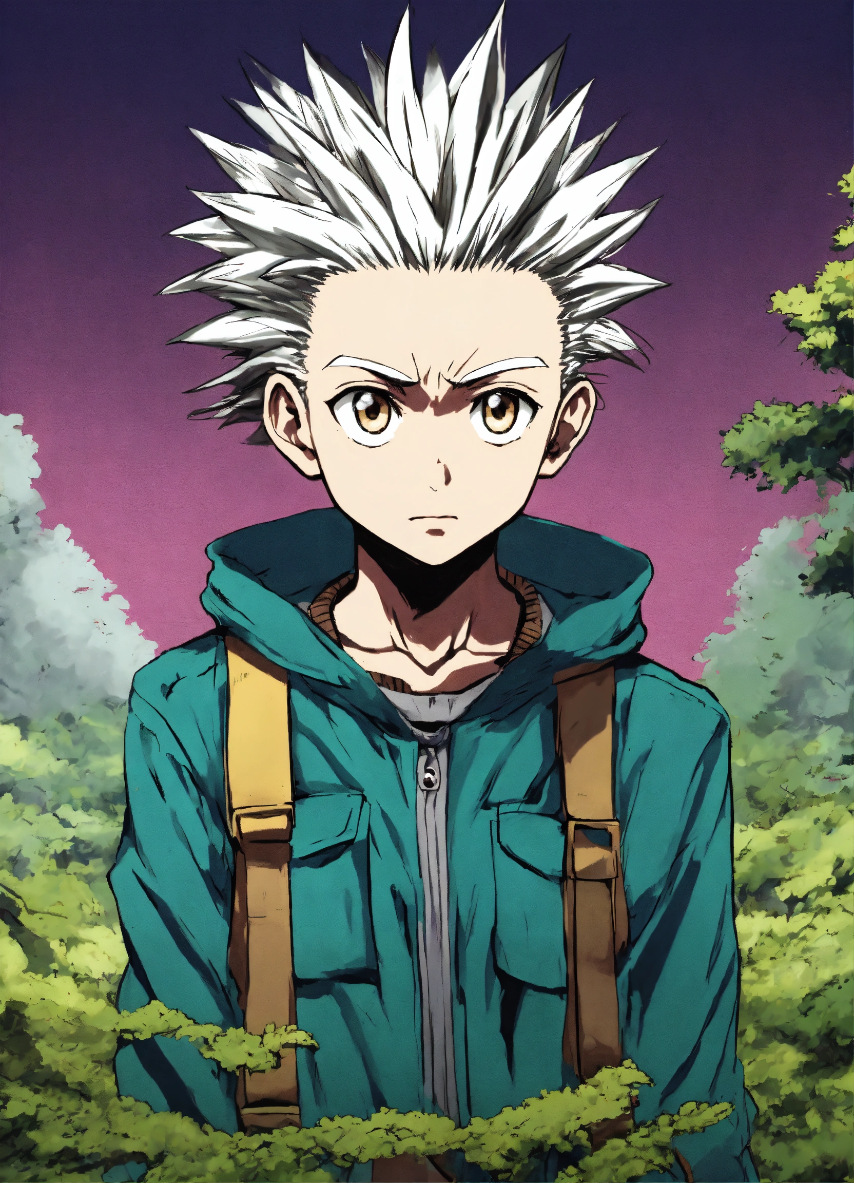 Lexica - Old manga style guerilla in hunter x Hunter style