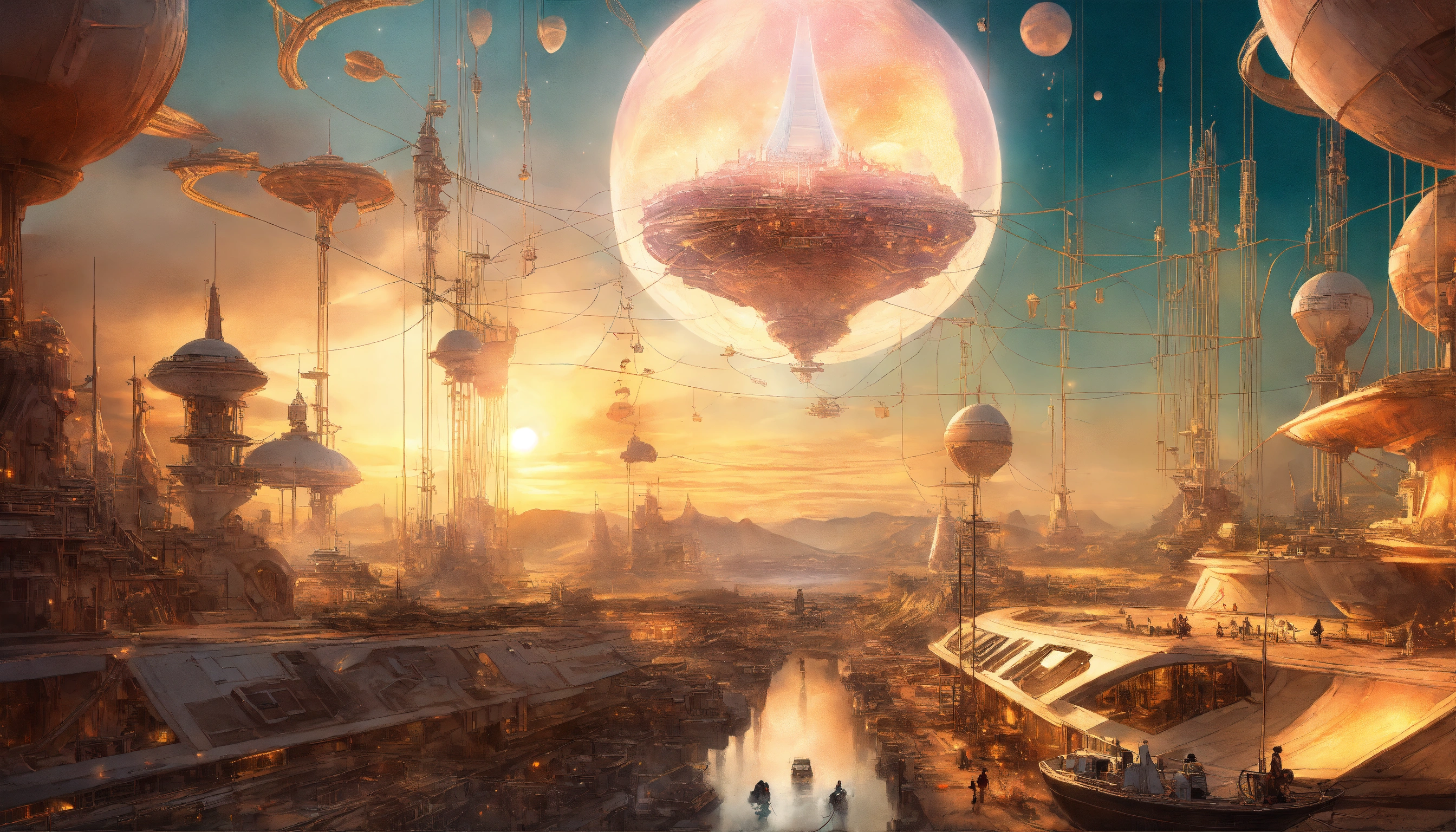 Lexica - Large landscape Photography, a large futuristic white ...