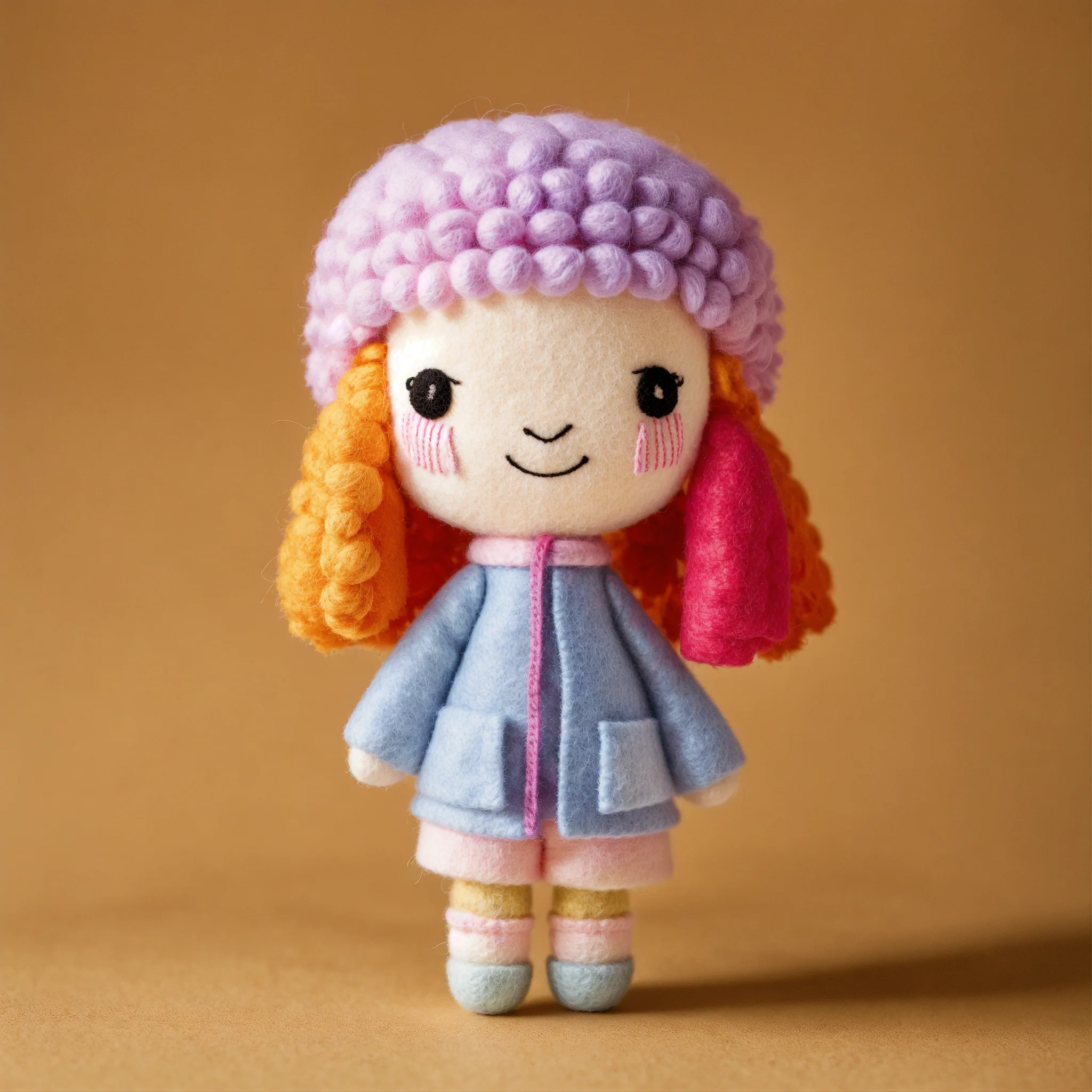 Lexica - Sheila Hicks, blind box toy, chibi, a china made of felt ...