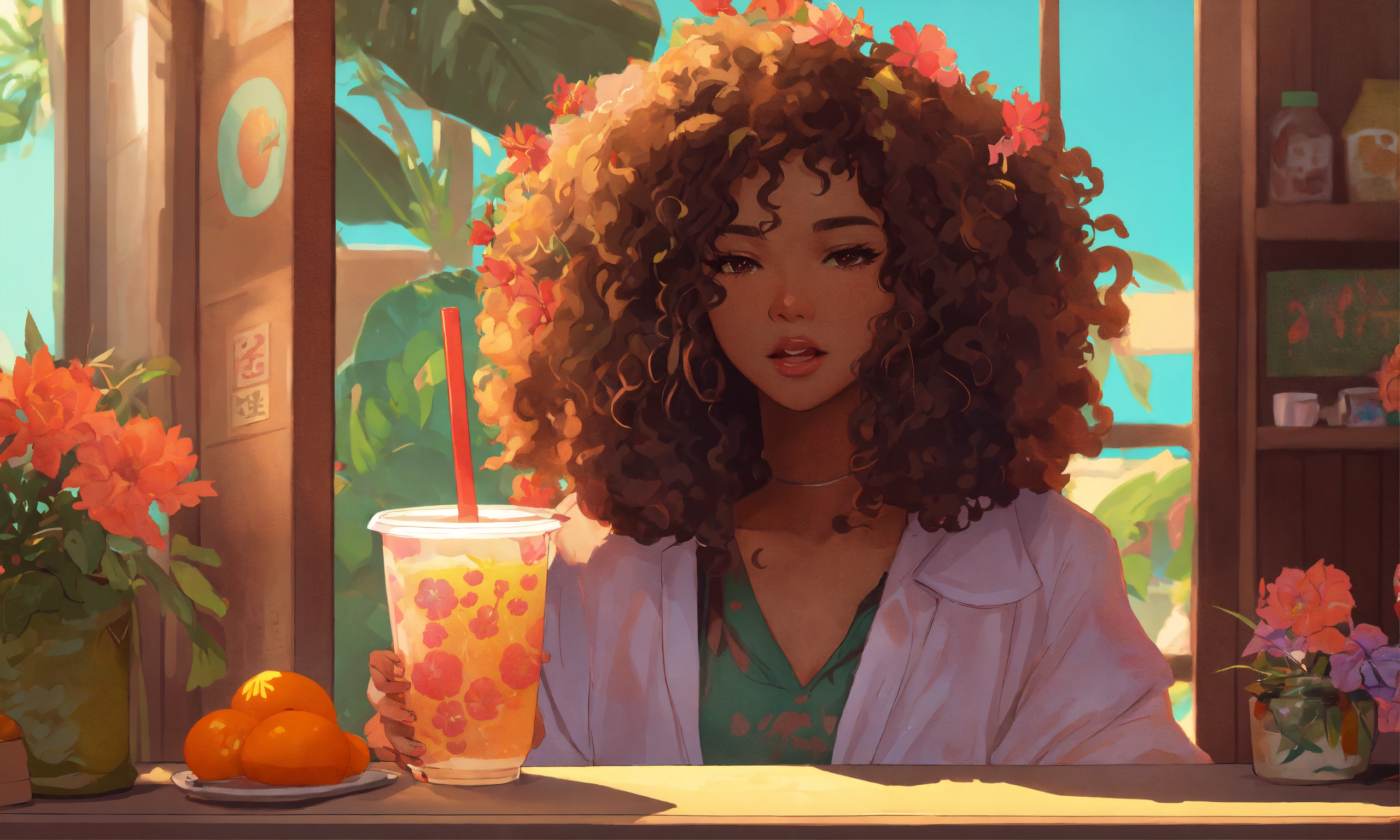 Lexica - BOBA Tea VECTOR, curly locks, joy, boba tea, milk tea, island ...