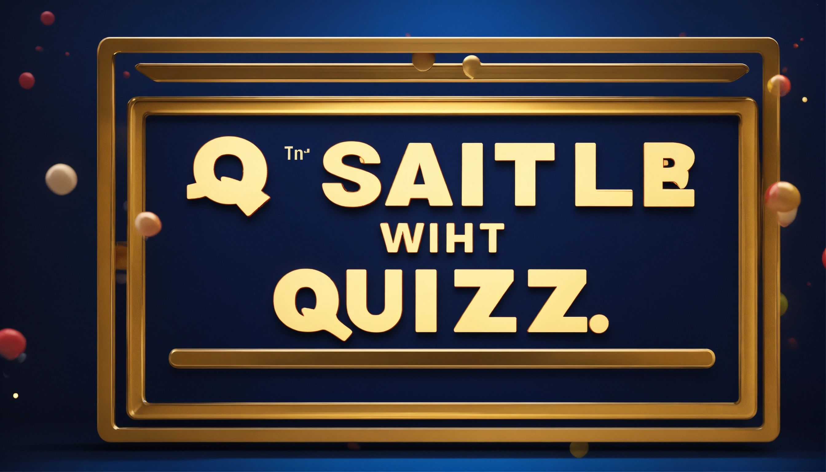 Lexica - Create an intro for my quiz channel, with a navy blue ...