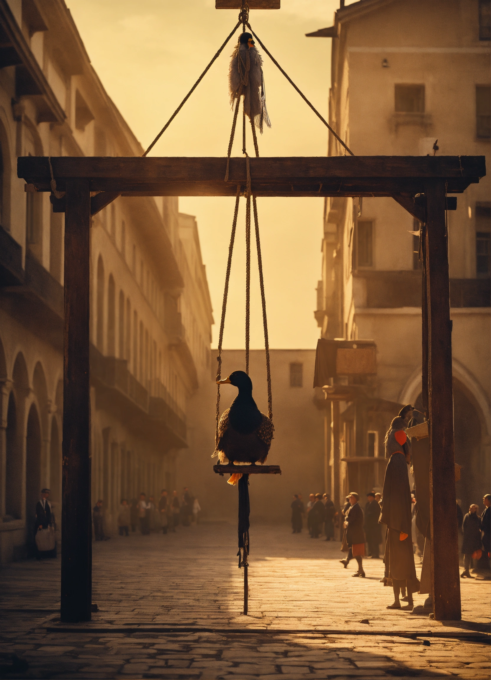 Lexica - Public execution, gallows in the courtyard, executioner ...