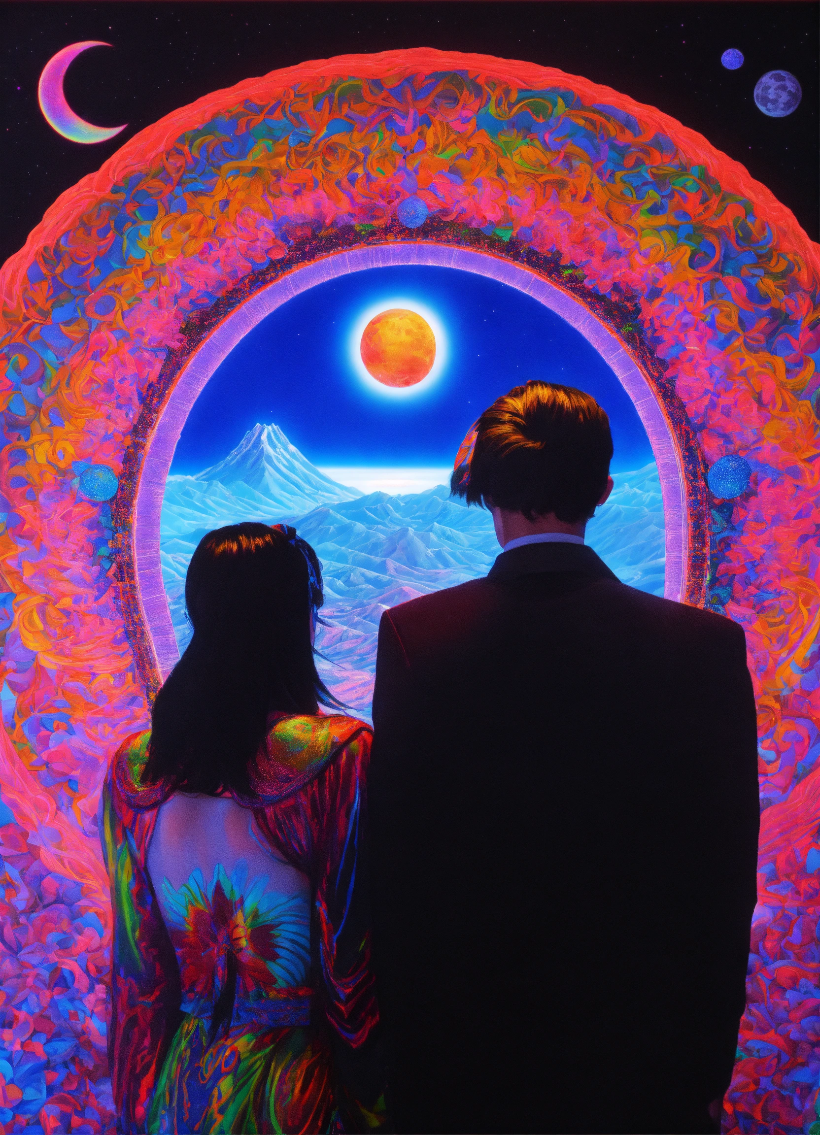 Lexica - Photorealistic 3D portrait of Gorgeous Goth emo Couple ...