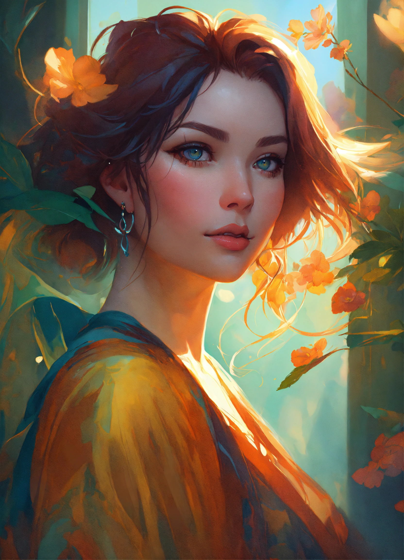 Lexica - Portrait lady miss woman focus attractive eye enchanted ...