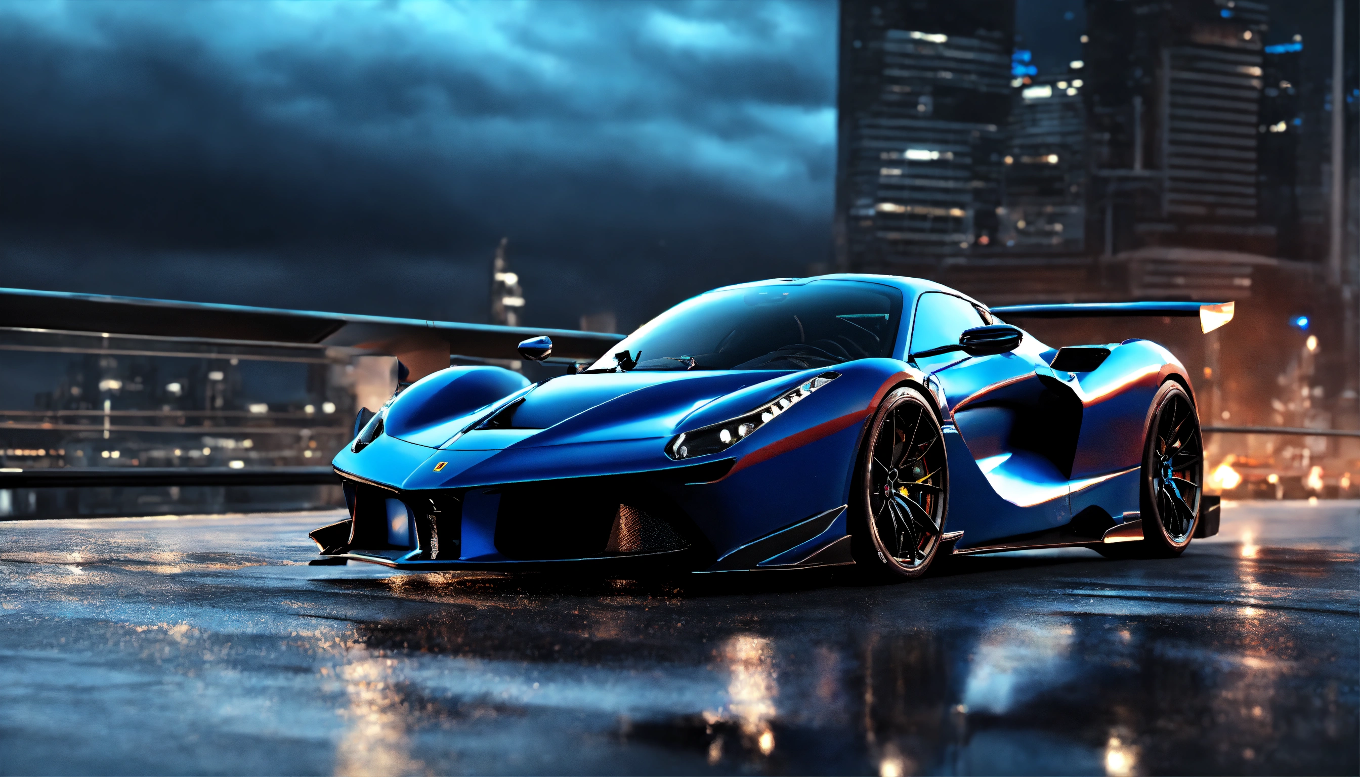 Lexica - Motion graphics, matte black with blue details, highly ...