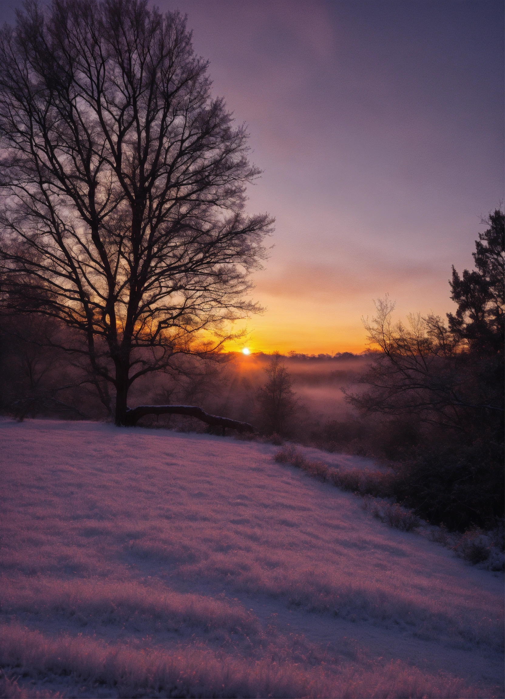 Lexica - First freezing sunrise