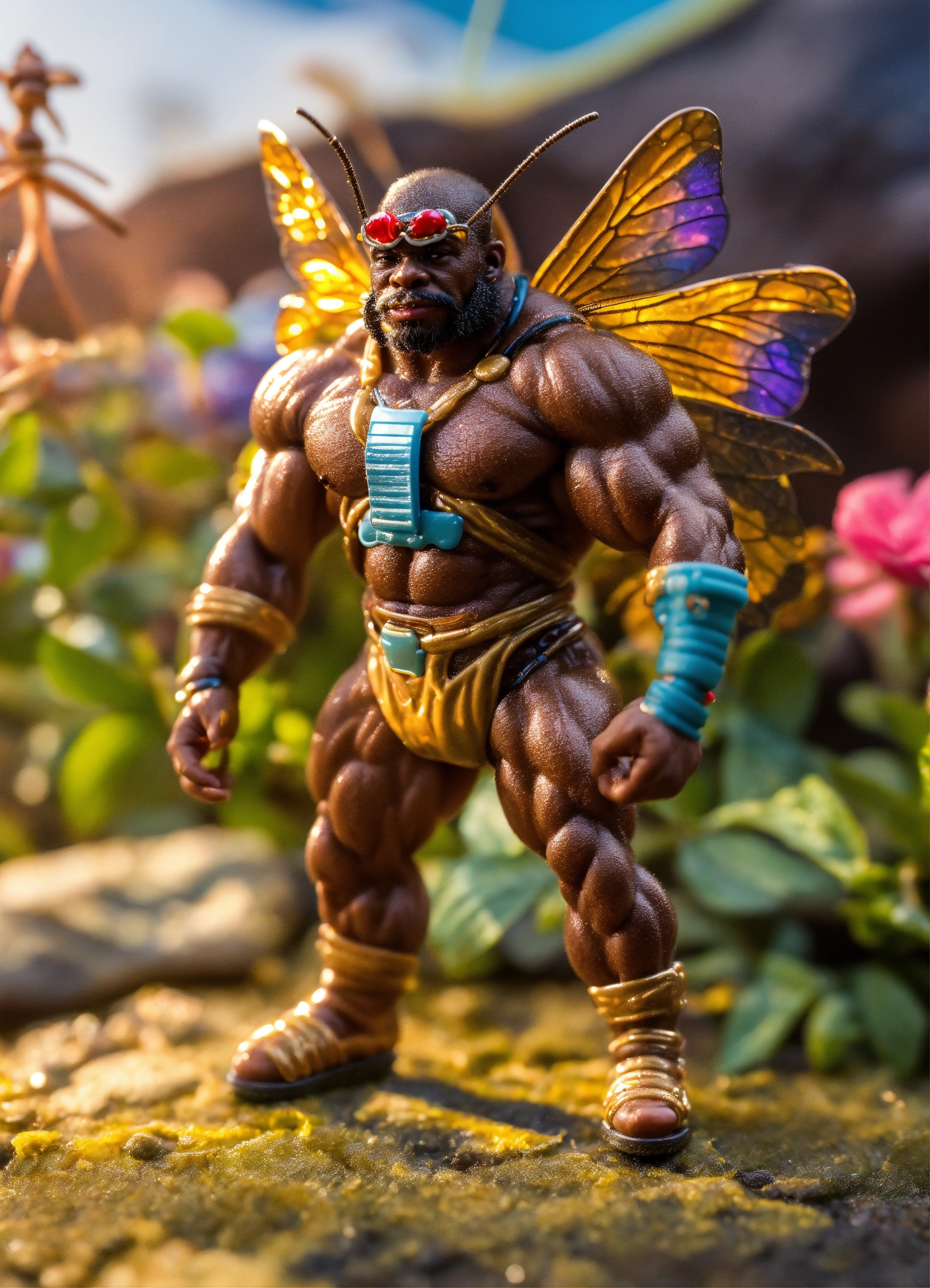 Lexica - 1 inch Bug size Shrunk tiny shrinking micro Rapper fairy toy ...