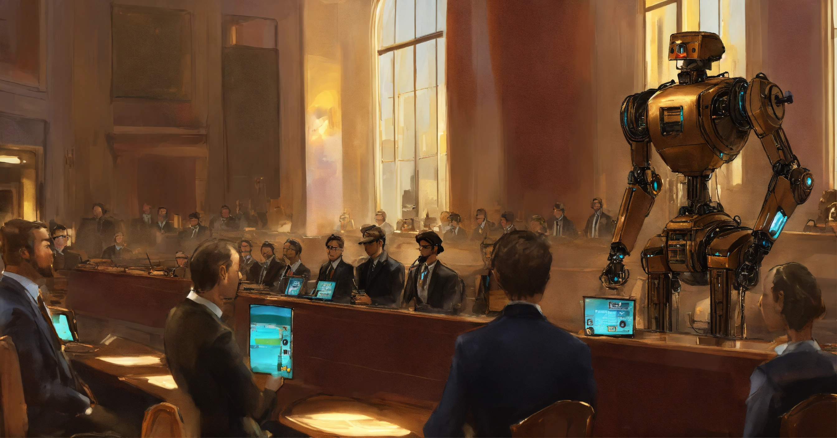 Lexica - Create a futuristic auction using robots as both auctioneer ...