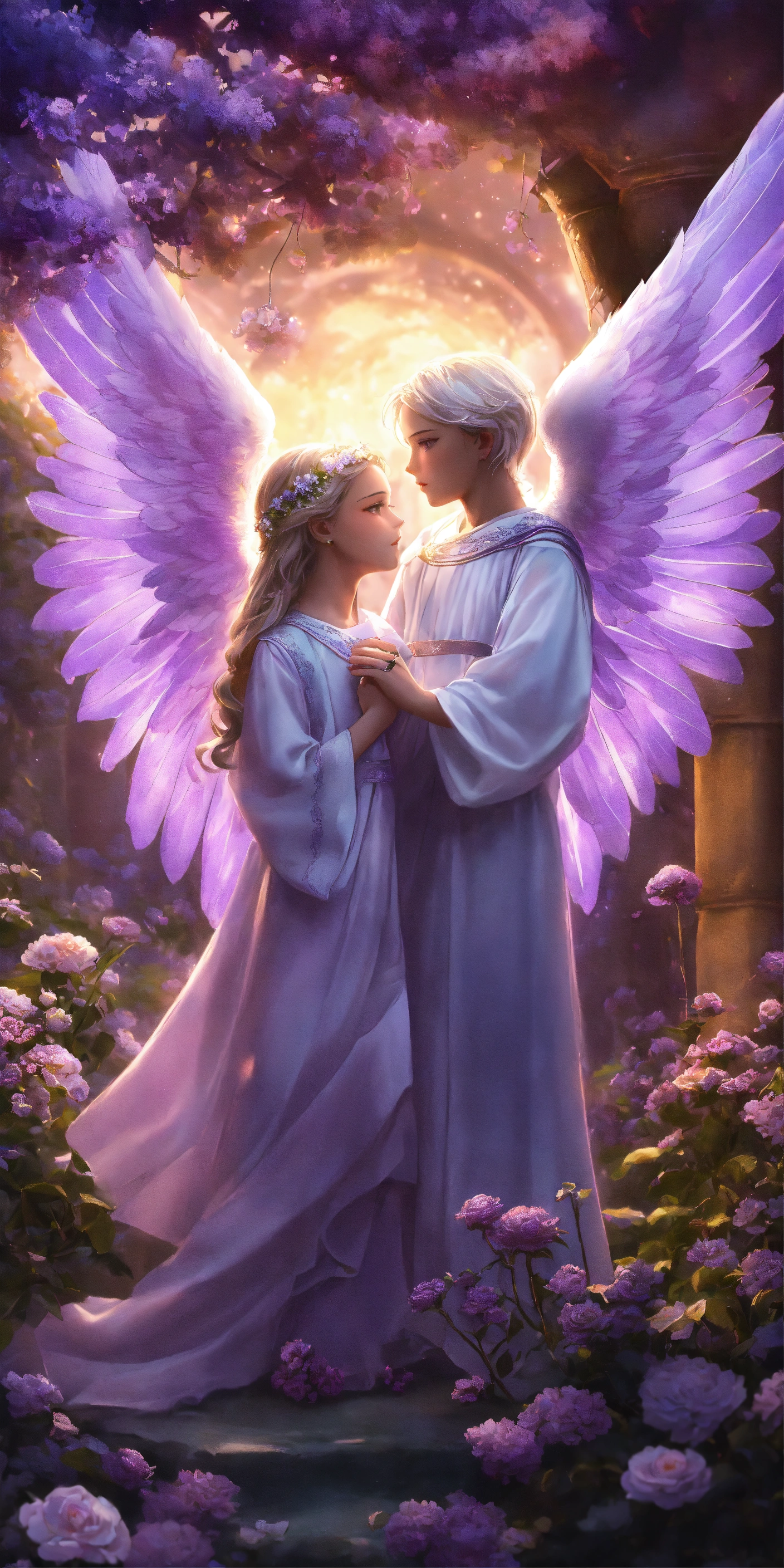 Lexica - 2 Guardian Angels, one is a boy and the other angel is a 7 ...