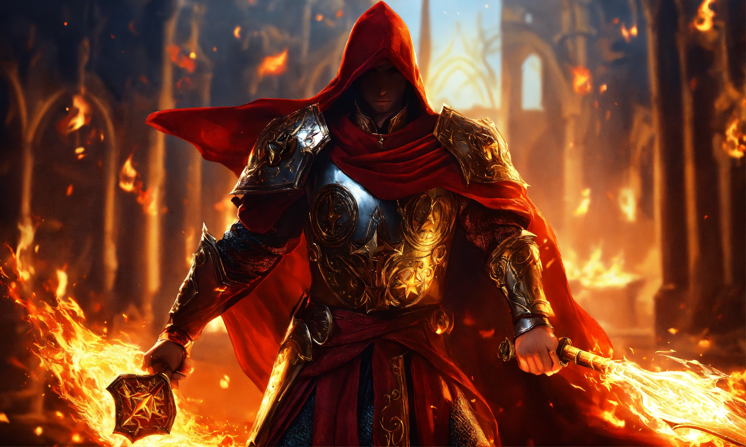 Lexica - Fire shield, shield made of flames, magical shield, magical ...