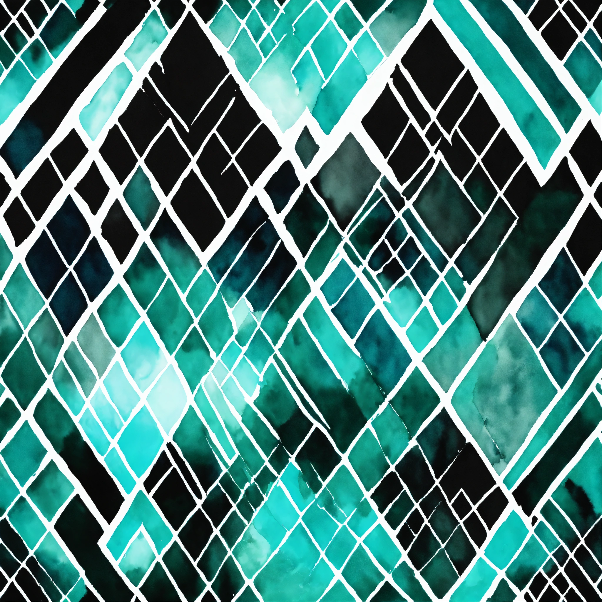 Lexica - Graduated ombré watercolor argyle pattern. Mixed poly accent ...