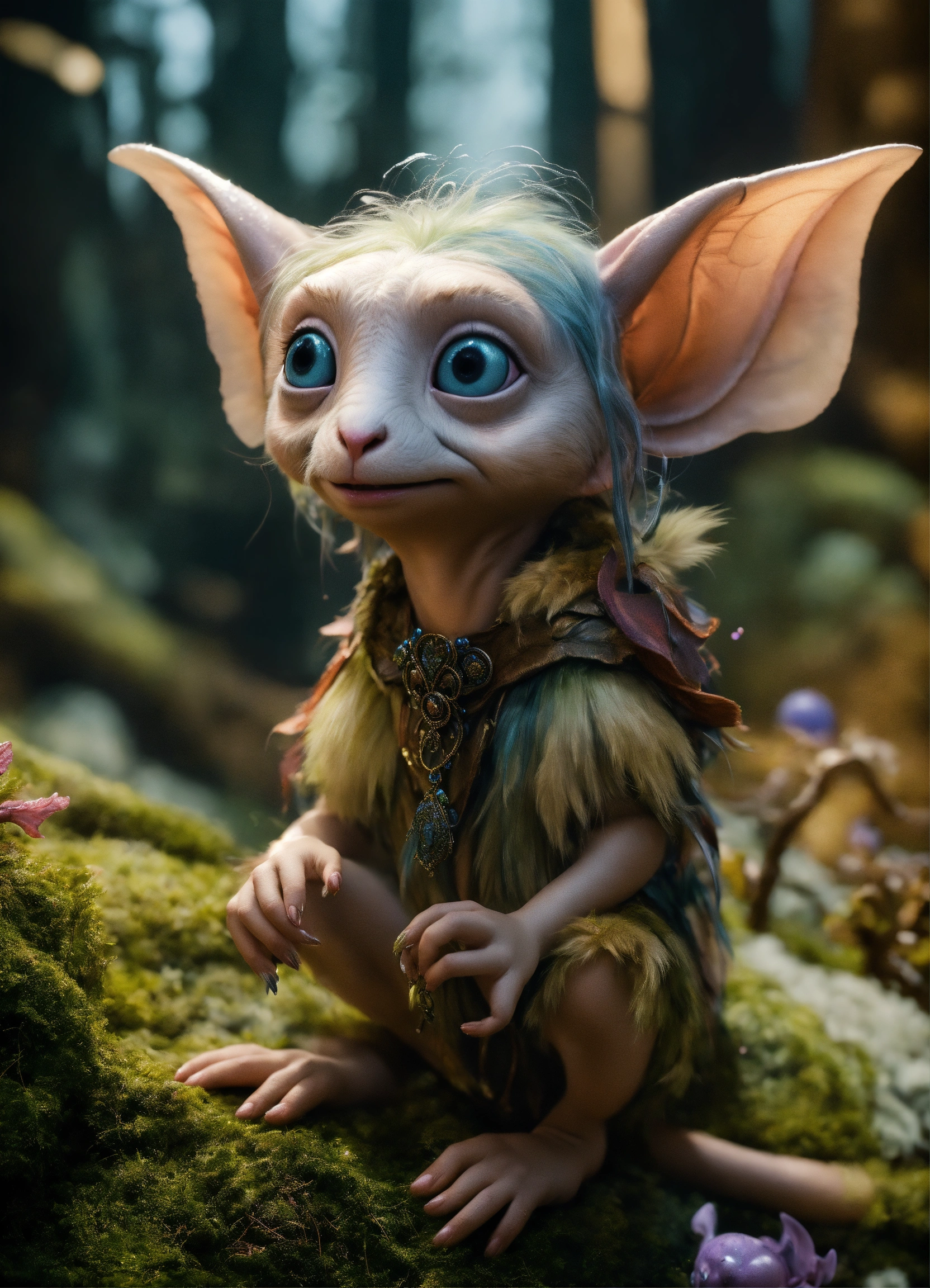 Lexica - A Gelfling extra furry animal like less clothes princess full ...