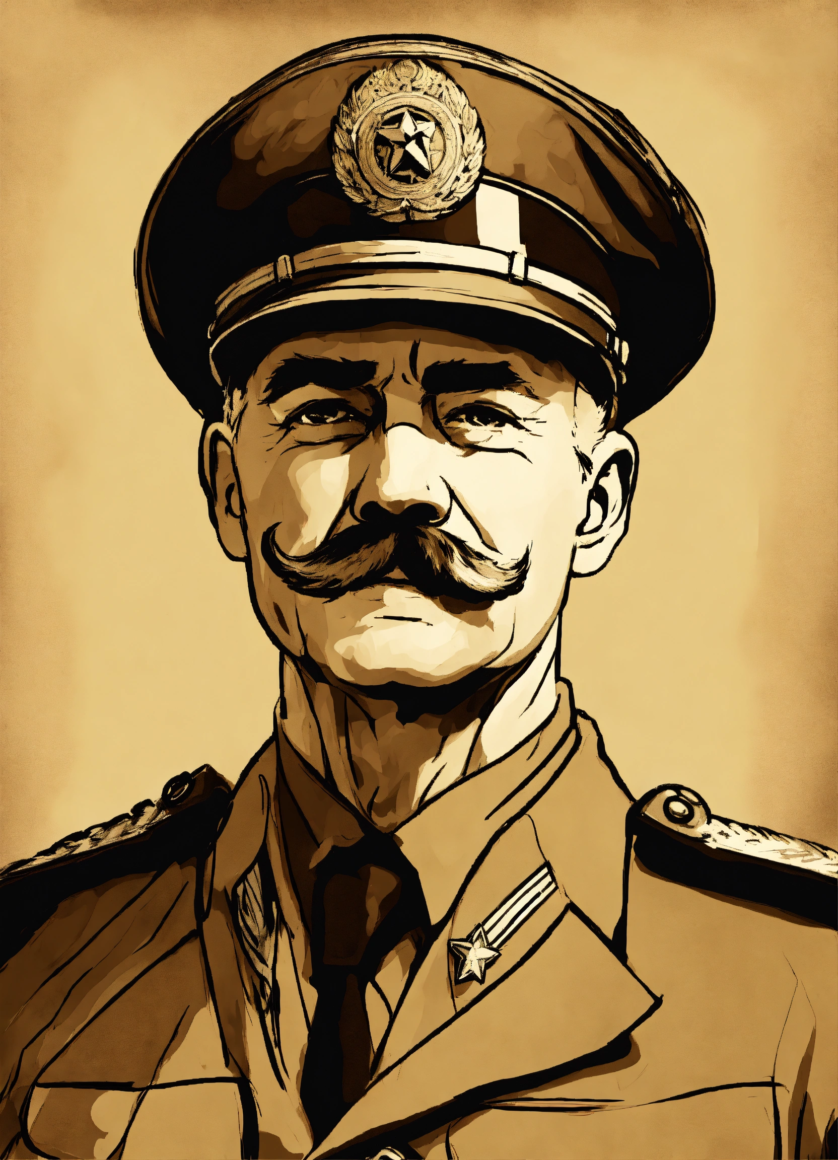 Lexica - Gatsby era 1920s world war 1 army officer old man mustache ...