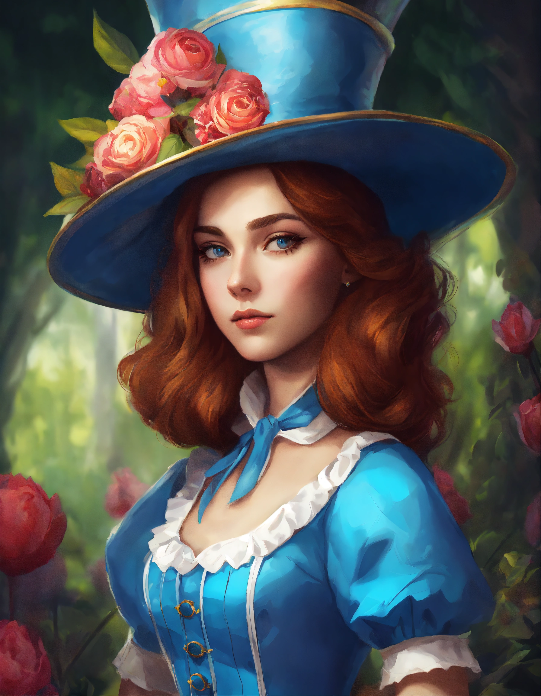 Lexica - The Duchess, from Alice in Wonderland, realistic cartoon oil ...